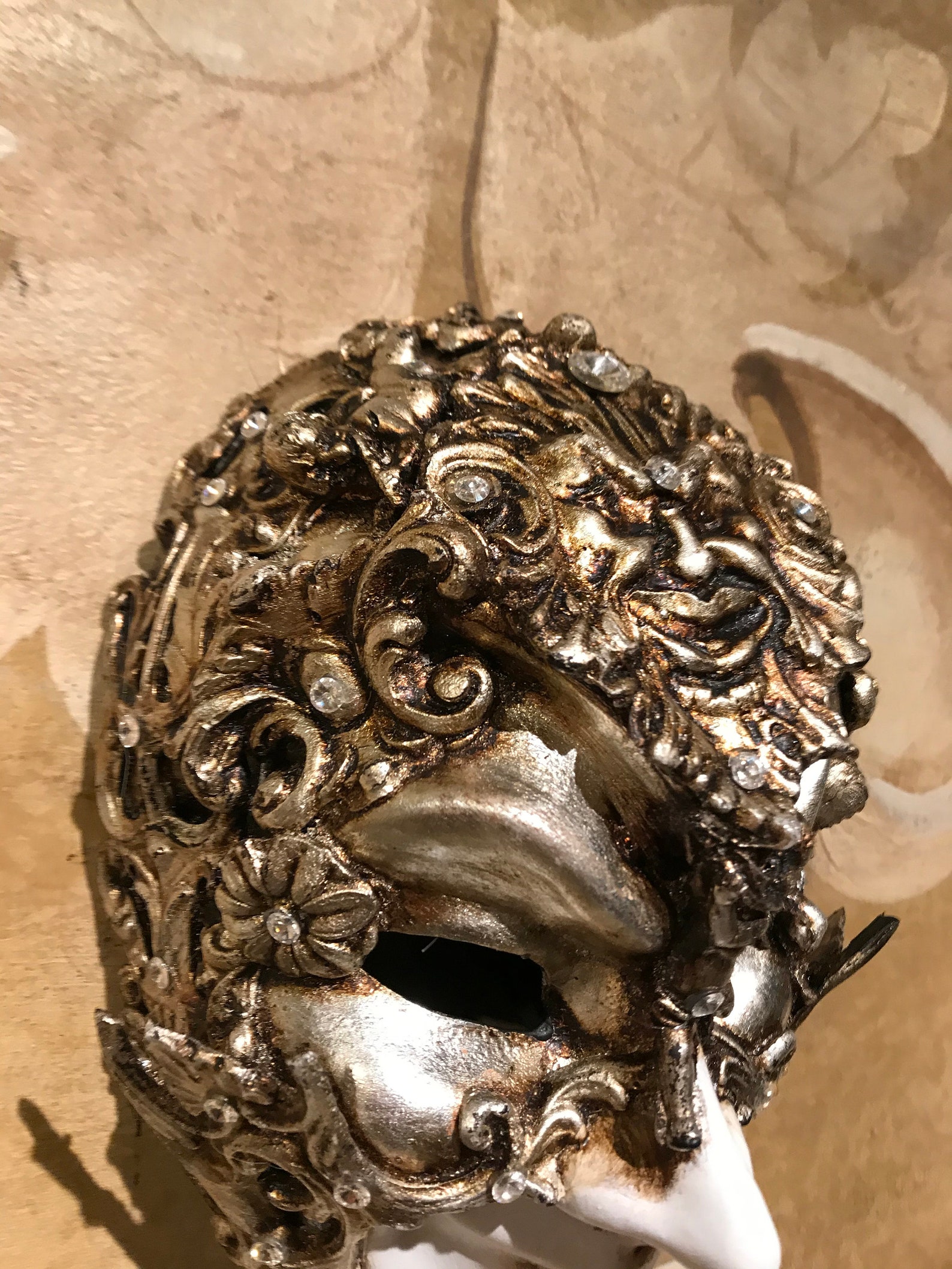 Máscara veneciana máscara barroca del guasón máscara de | Etsy