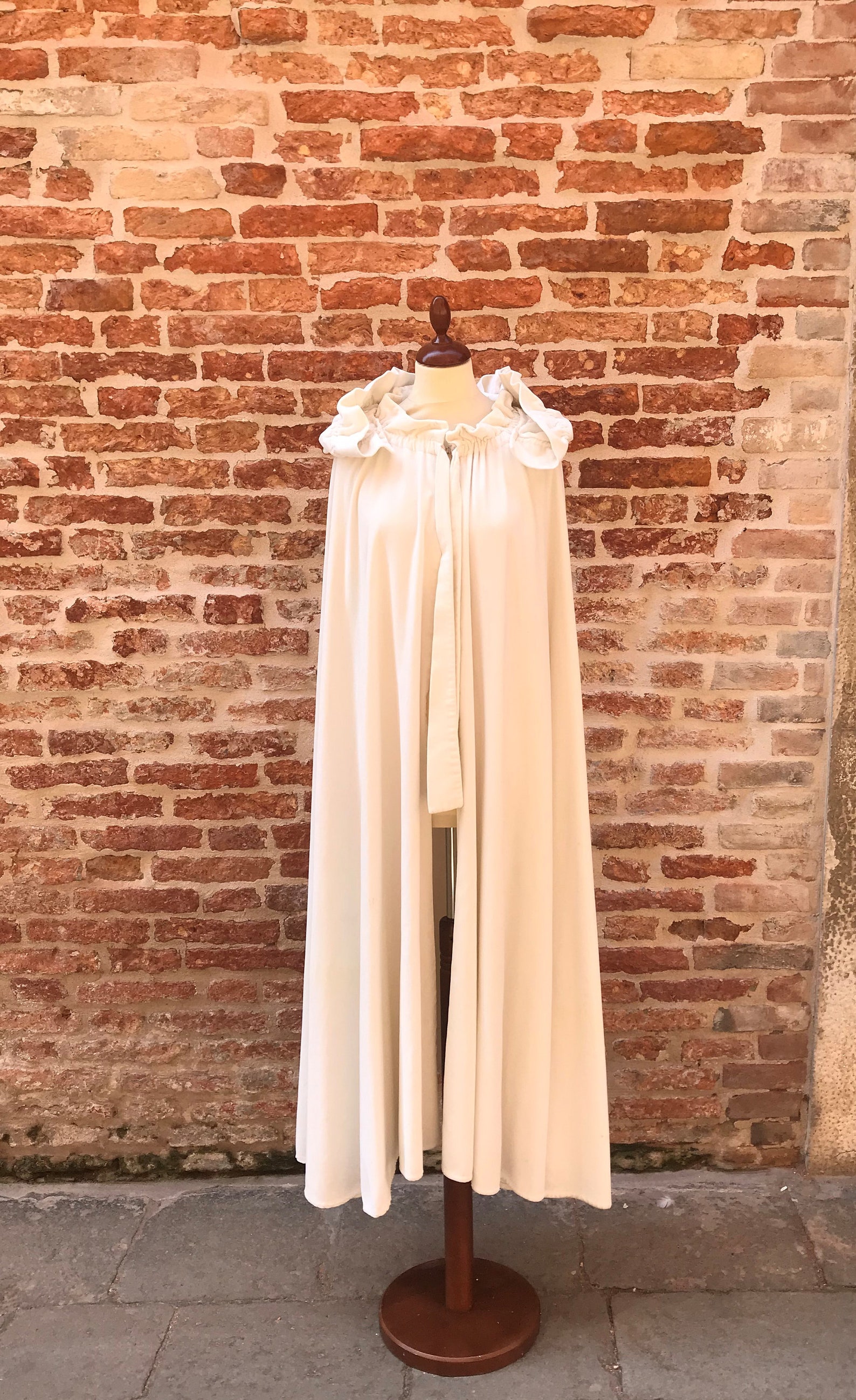 White Velvet Capeoriginal Hand Made in Italy - Etsy