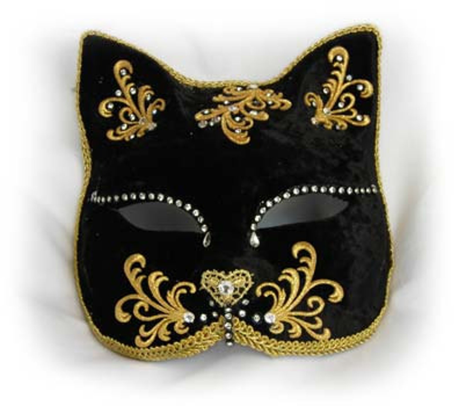 Venetian Velvet Cat Mask S29/S30/S31 - Etsy