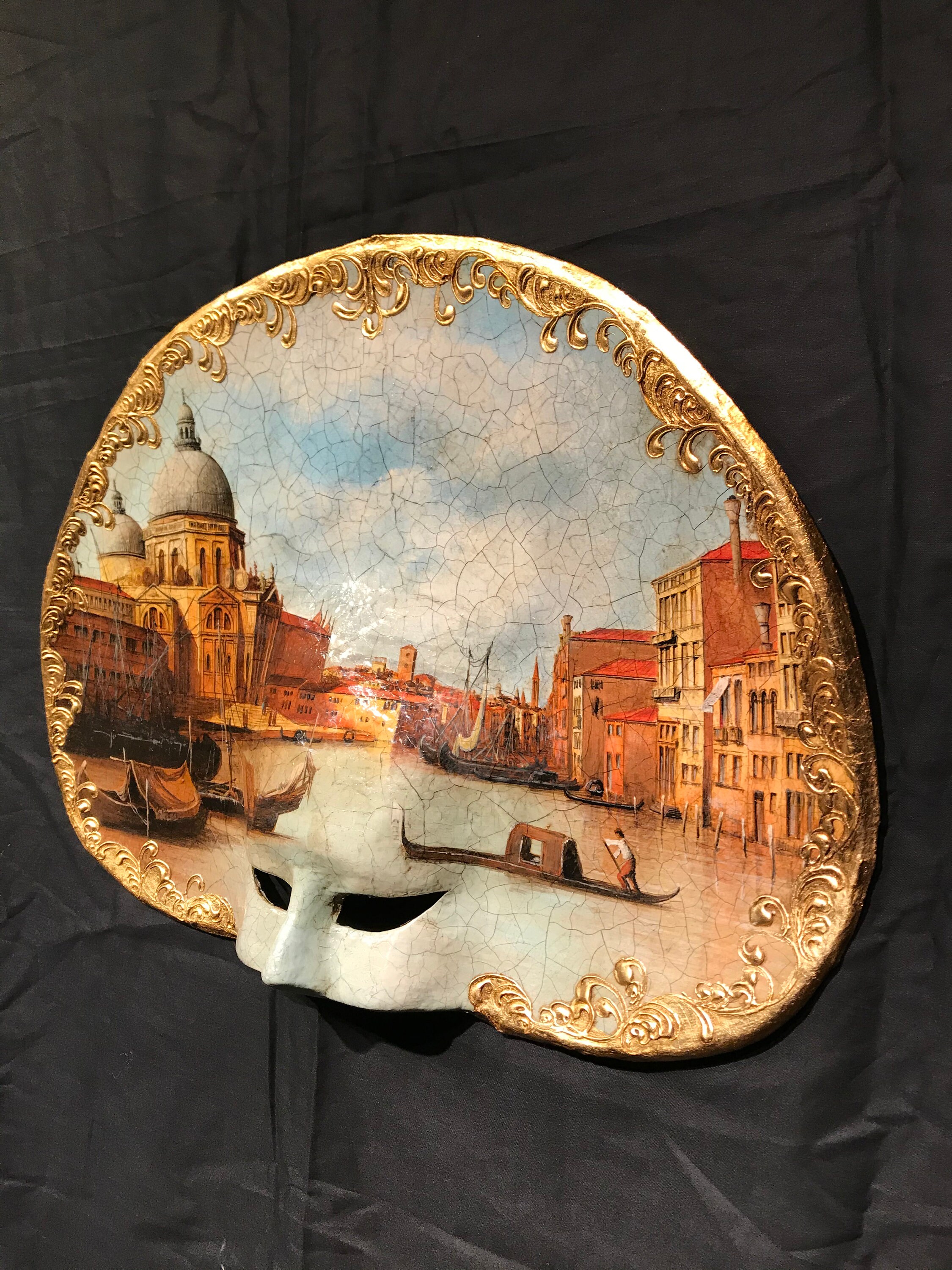 Venetian Mask Hand Painted Interior Design Mask Mask With | Etsy