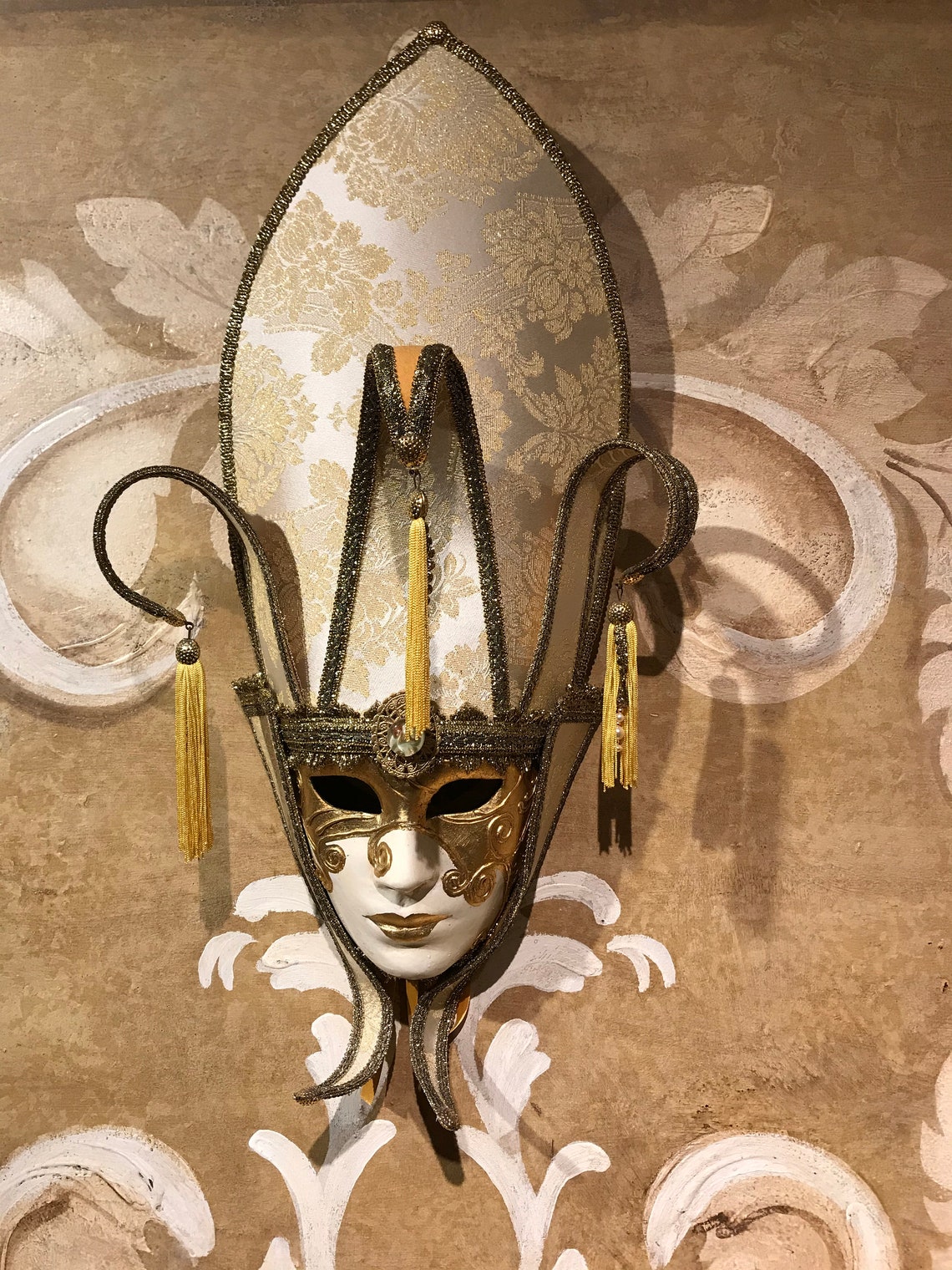 Venetian Mask,the Popess,original Mask - Etsy