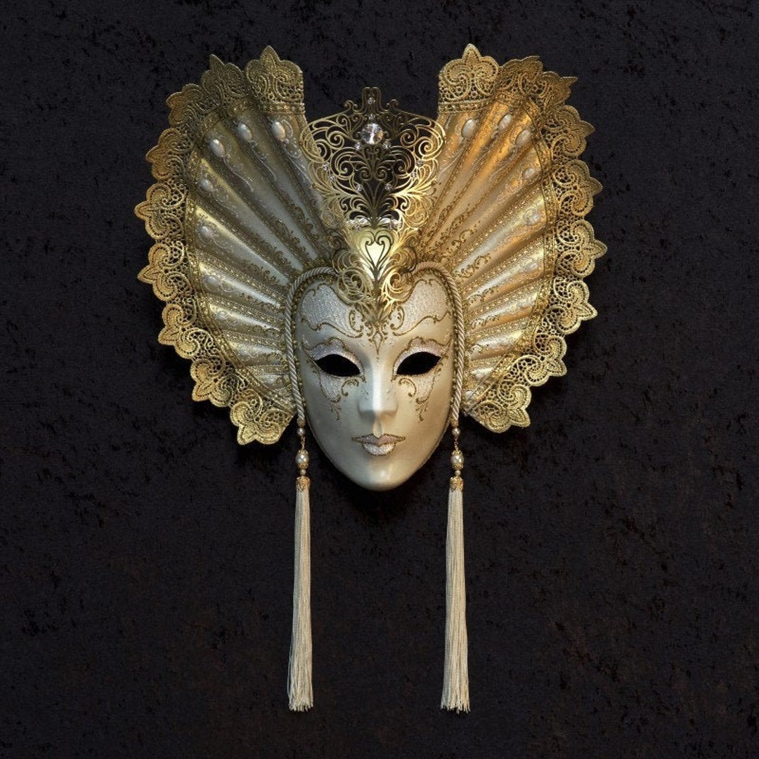 Venetian Mask,angel Mask,original Mask - Etsy