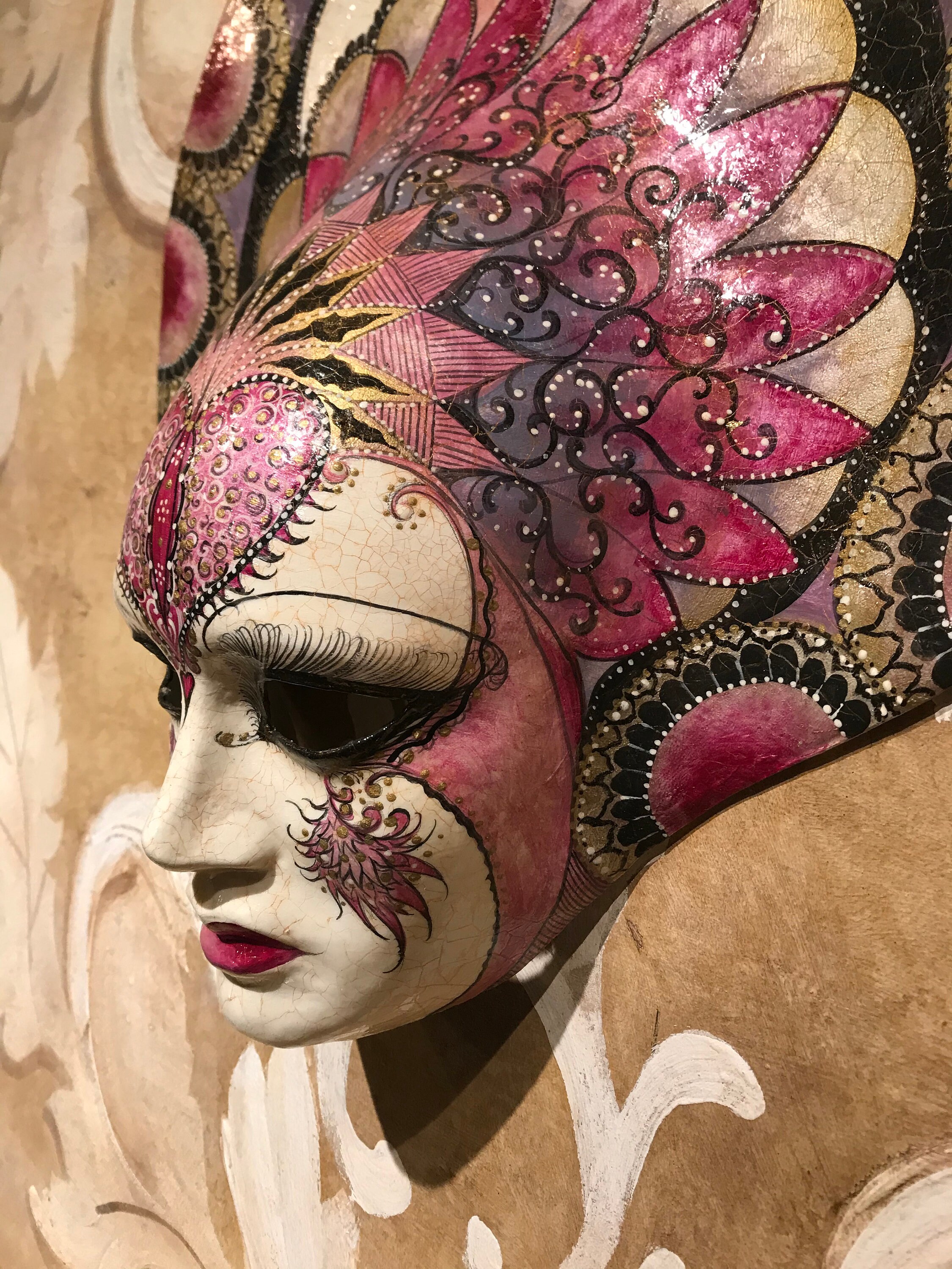 Venetian Maskfloral Dropvenice Mask - Etsy