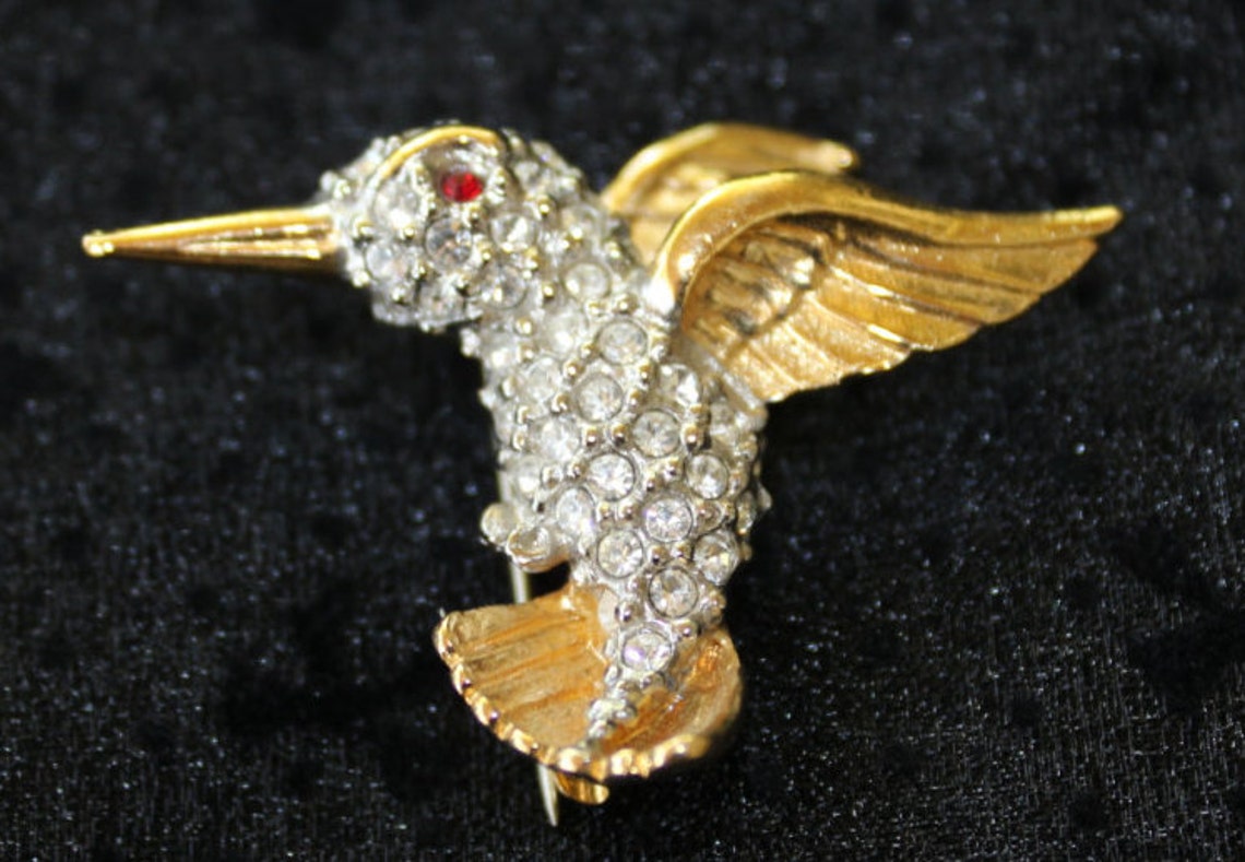 Vintage Hummingbird Brooch, Hummingbird Pin, Butler Jewelry - Etsy Hong ...