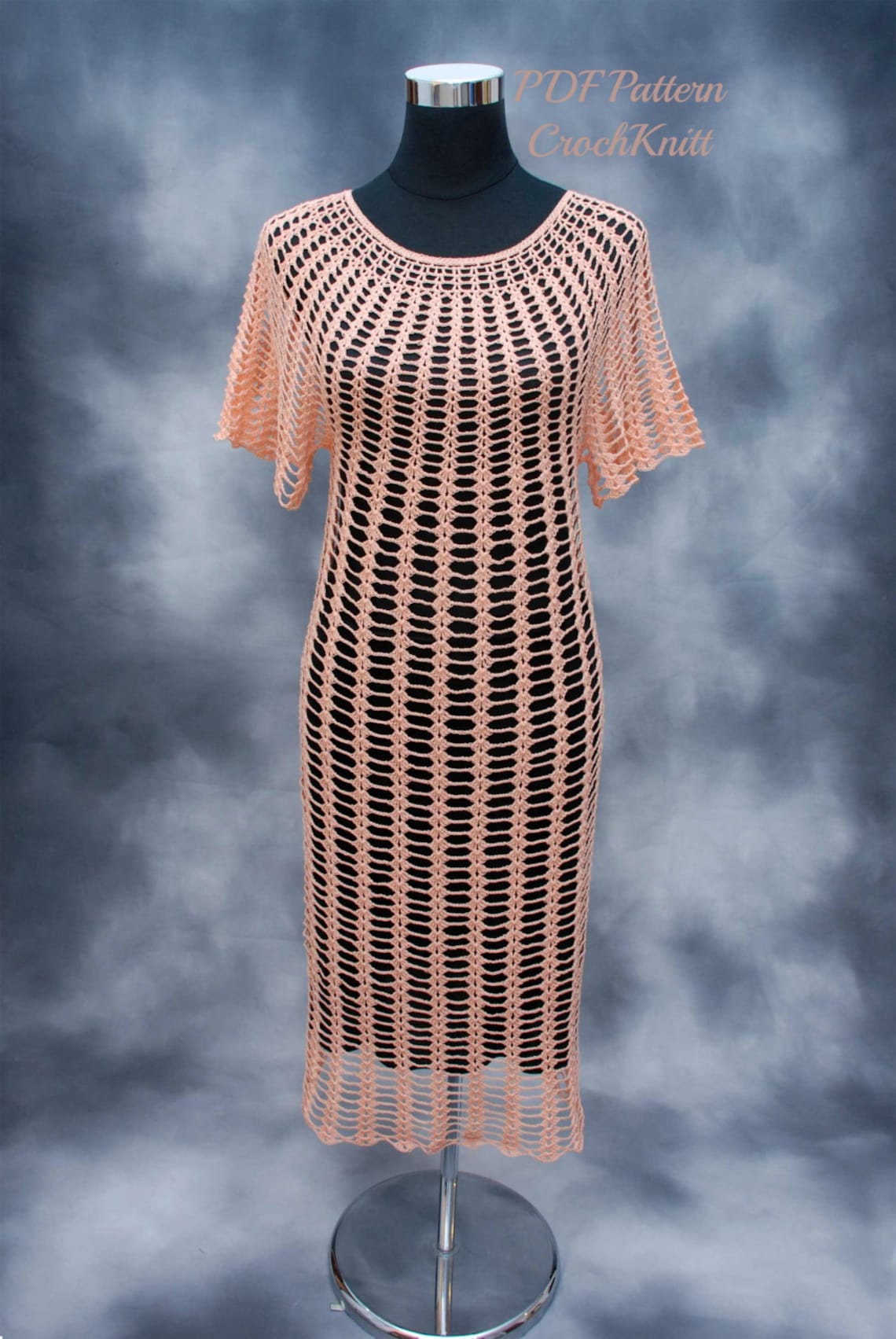 Versatile Shell Dress, by Crochknitt, Downloadable PDF Pattern, Crochet ...