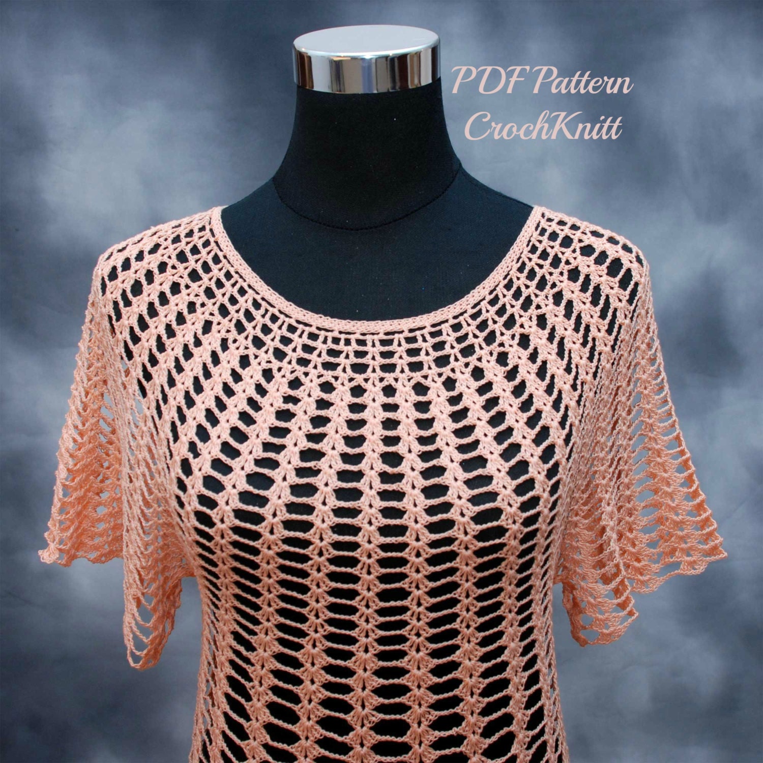 Versatile Shell Dress, by Crochknitt, Downloadable PDF Pattern, Crochet ...