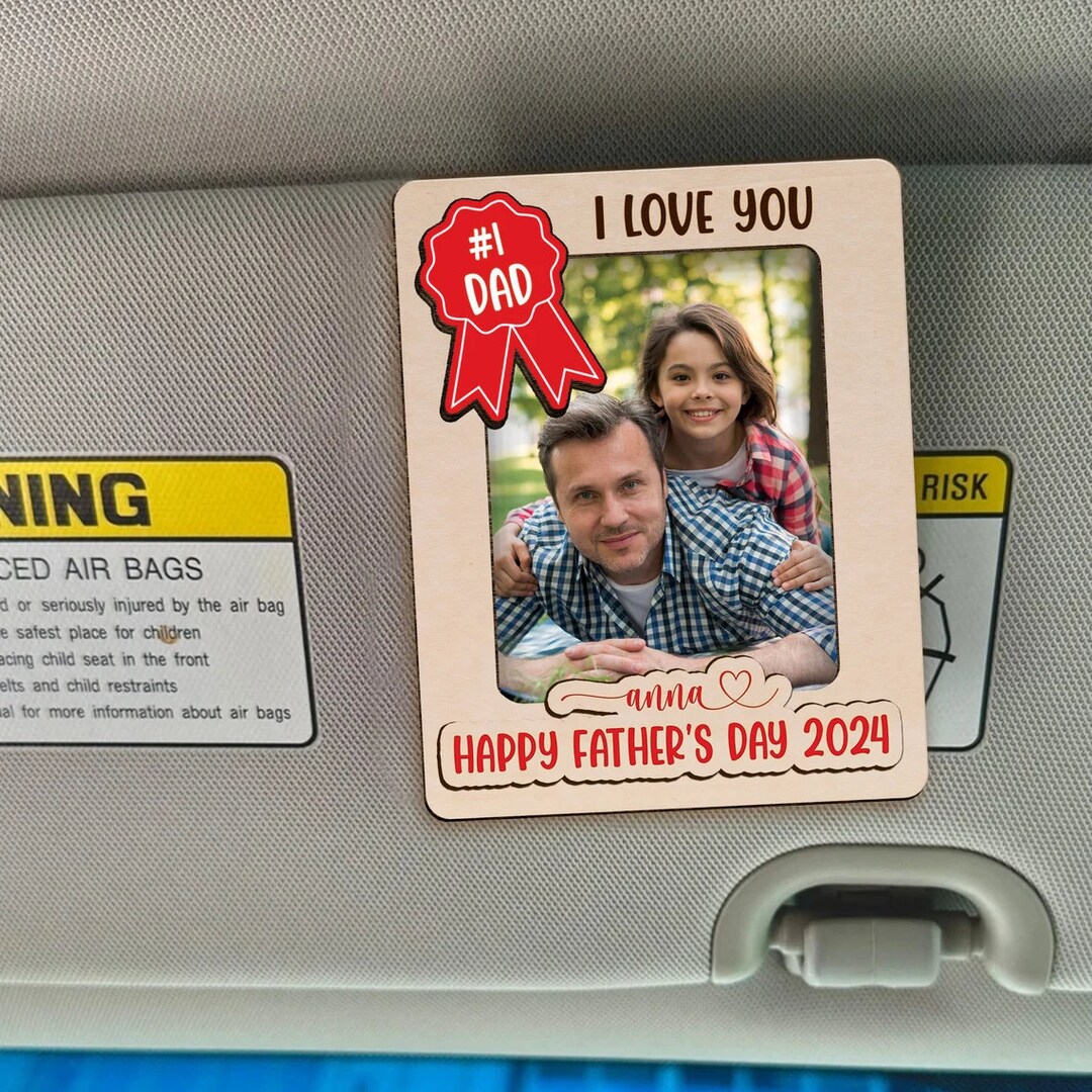 Personalized Father's Day Photo Frame Gift, Father's Day Gift, Photo ...