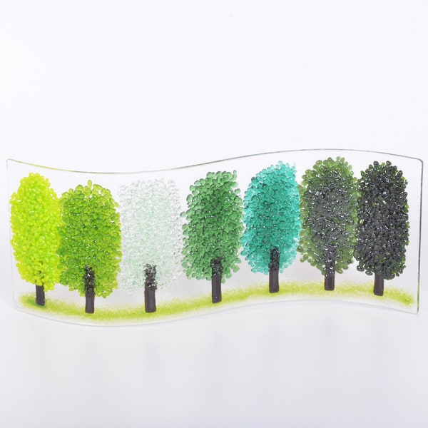 Fused Glass Tree - Etsy