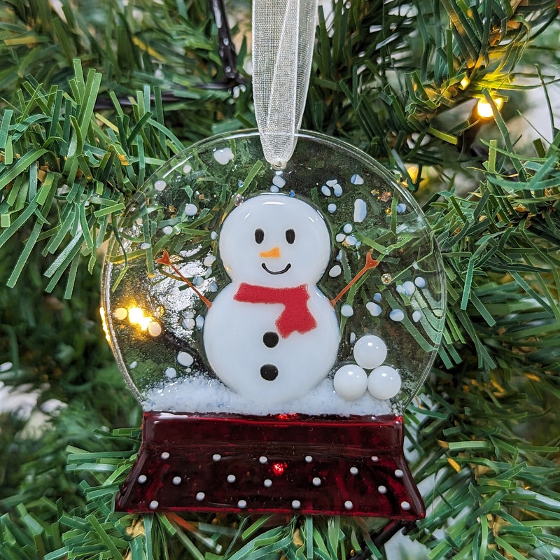 Snowman Glass - Etsy