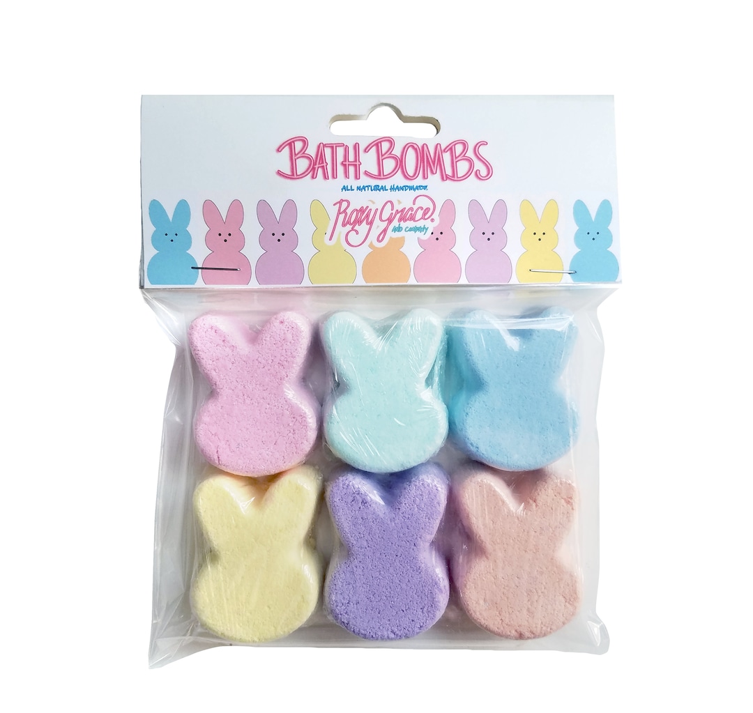 Easter Bath Bombs,easter Basket Stuffers,peeps Bath Bombs,bunny Gifts ...