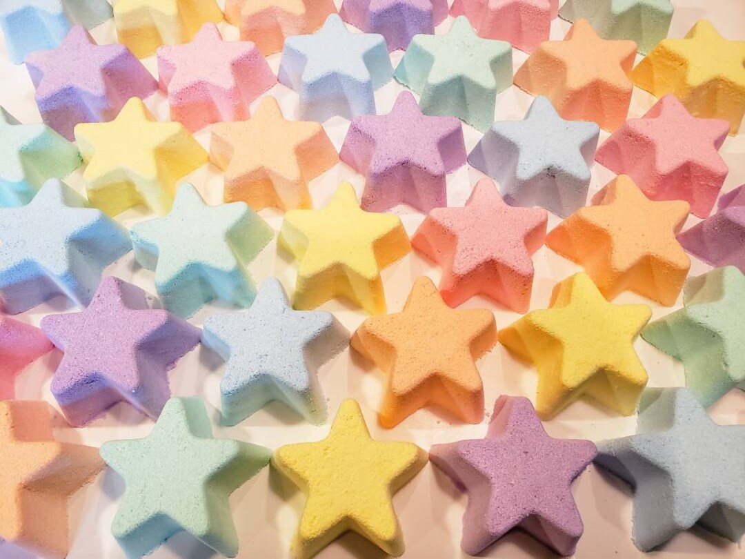 Bath Bomb Stars,star Bath Bombs,star Baby Shower,star Favors,bridal ...