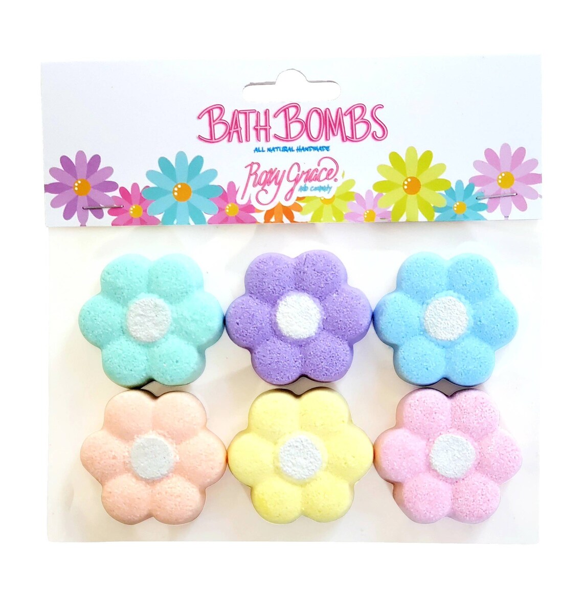 Bath Bomb Flower Gift Setbath Bomb Daisiesbath Bombs - Etsy