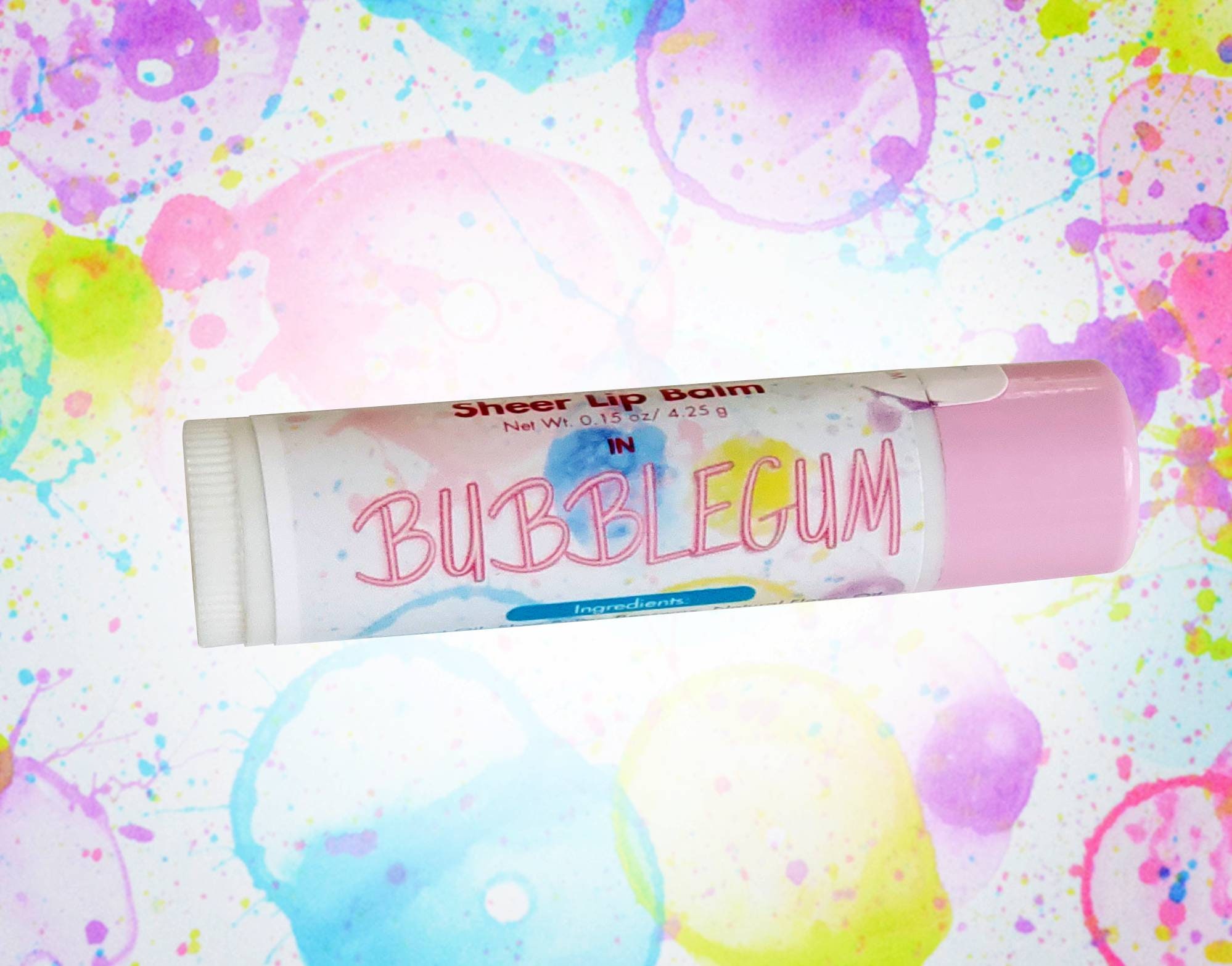 Lip Balm-all Natural Lip Balm-bubblegum Lip Balm-lip - Etsy
