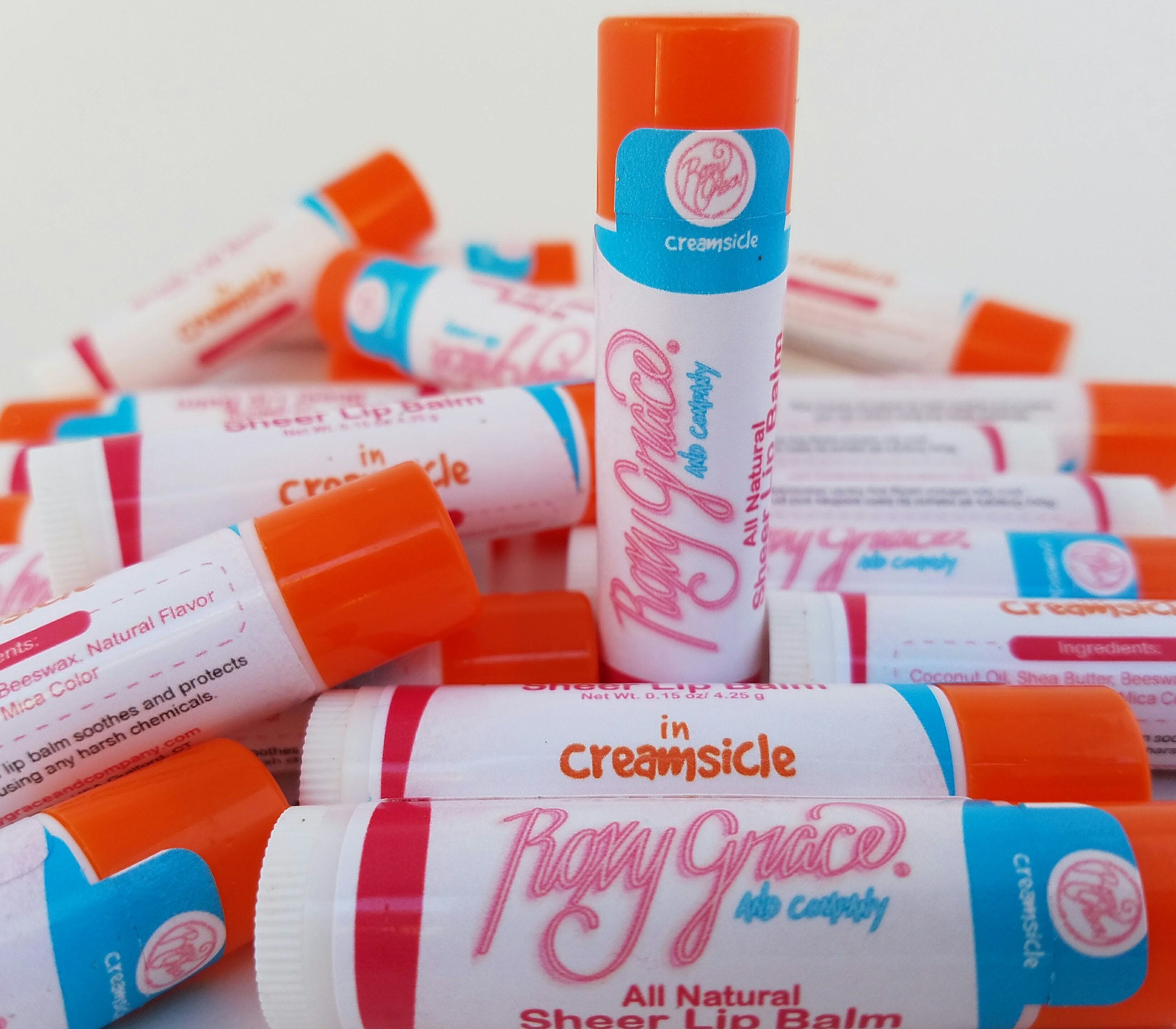 Lip Balm-All Natural Lip Balm-Creamsicle Lip Balm-Lip | Etsy