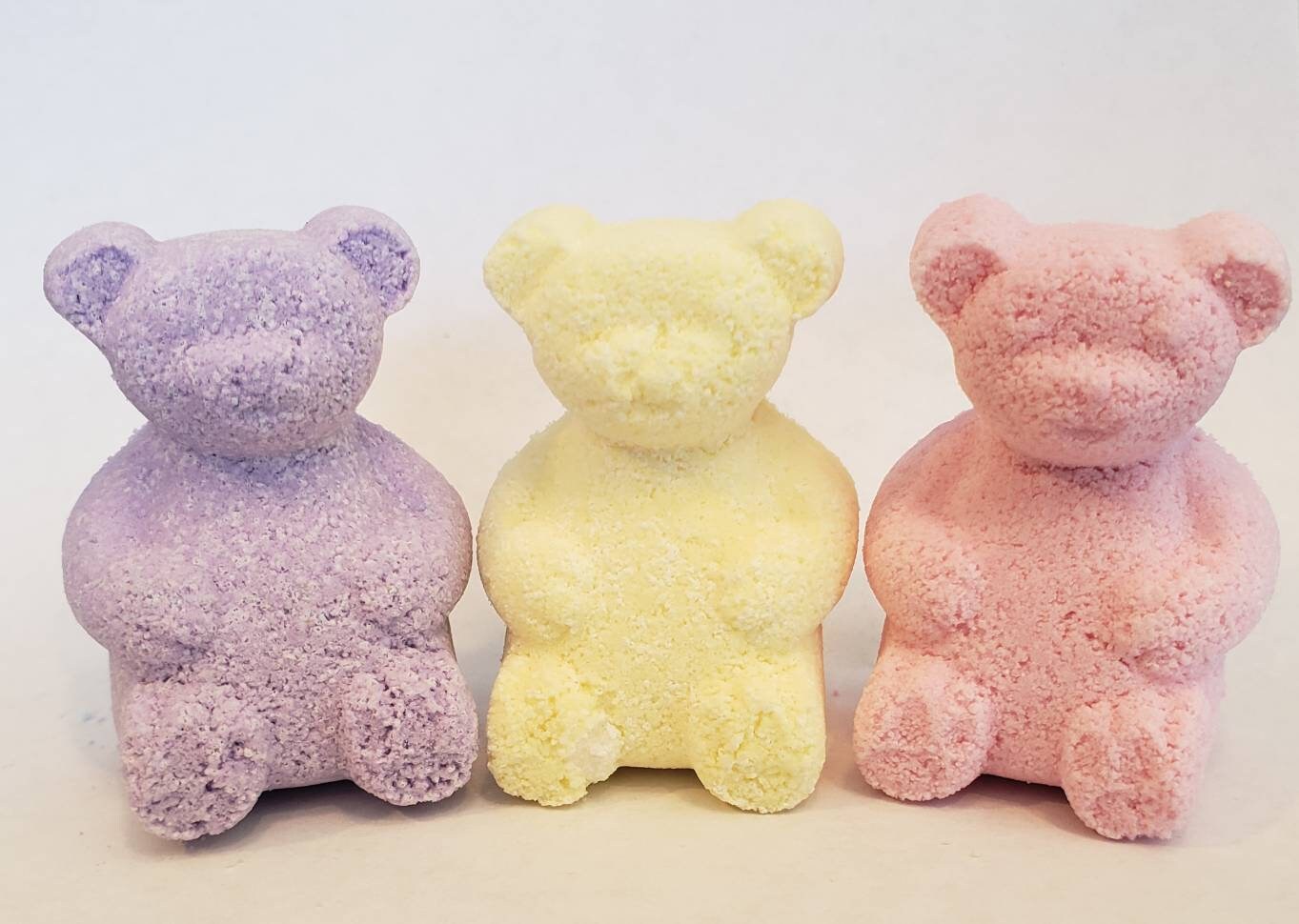 Mini Bath Bomb Gummy Bears – 6 Pack – Fruity Scented, Kids Bath Bombs ...