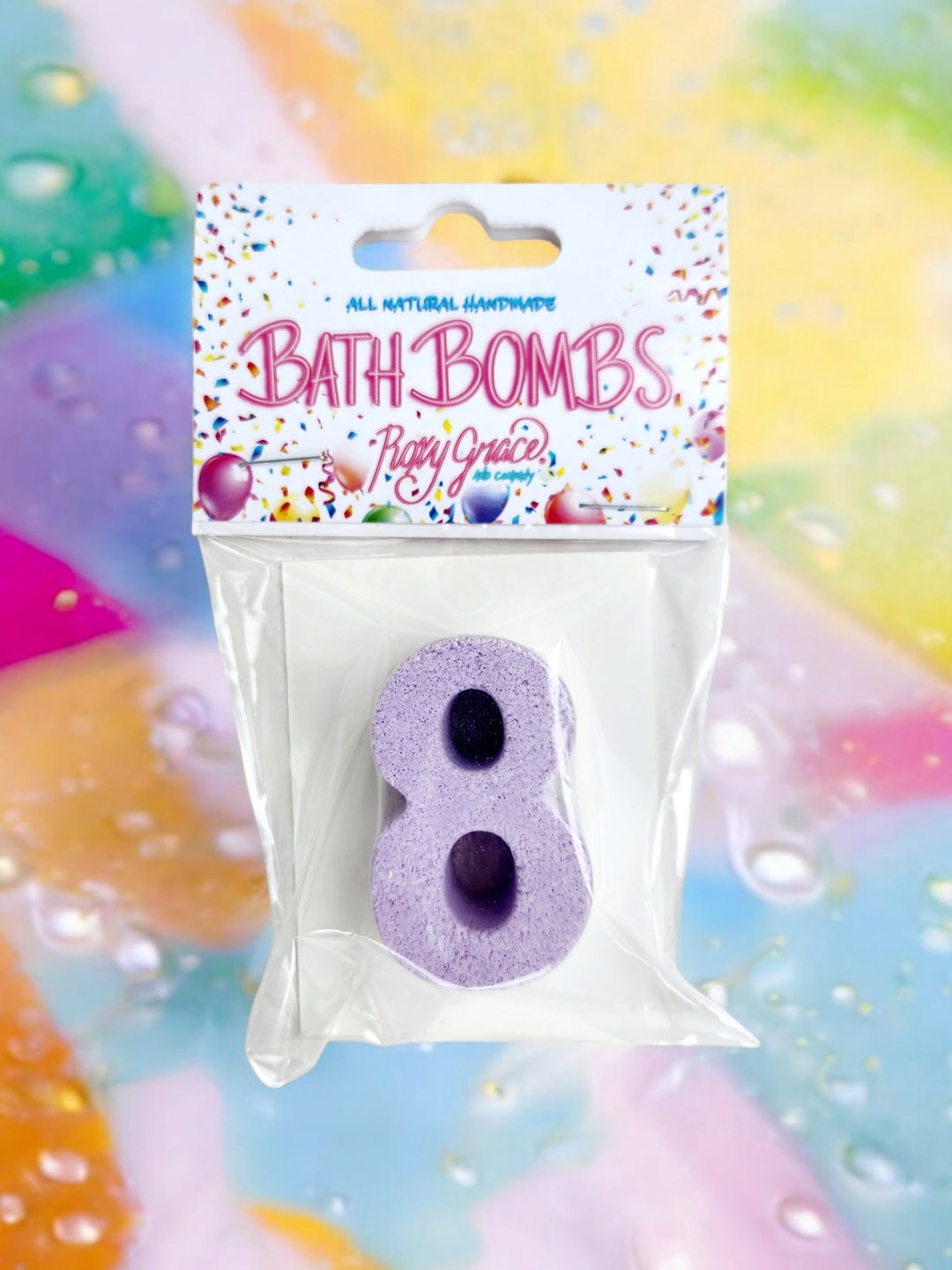 Number Bath Bomb, Birthday Party Favor, All Natural - Etsy