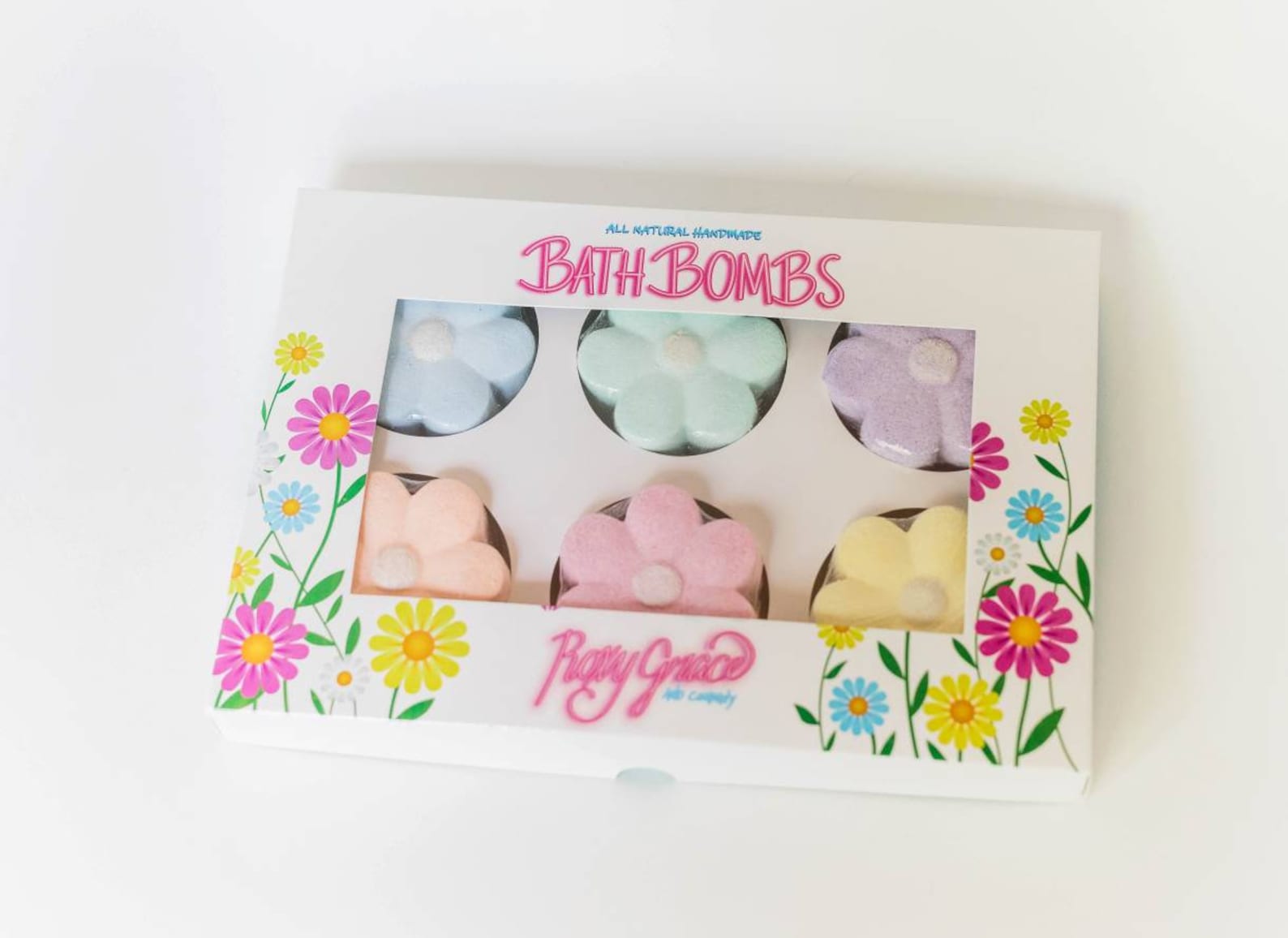 All Natural Daisy Bath Bomb Gift Set, Natural Fragrance Oils - Etsy