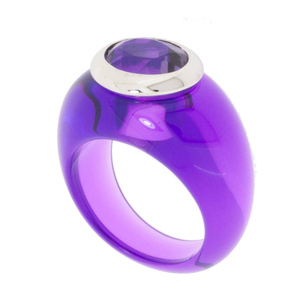 Purple Ring - Etsy UK