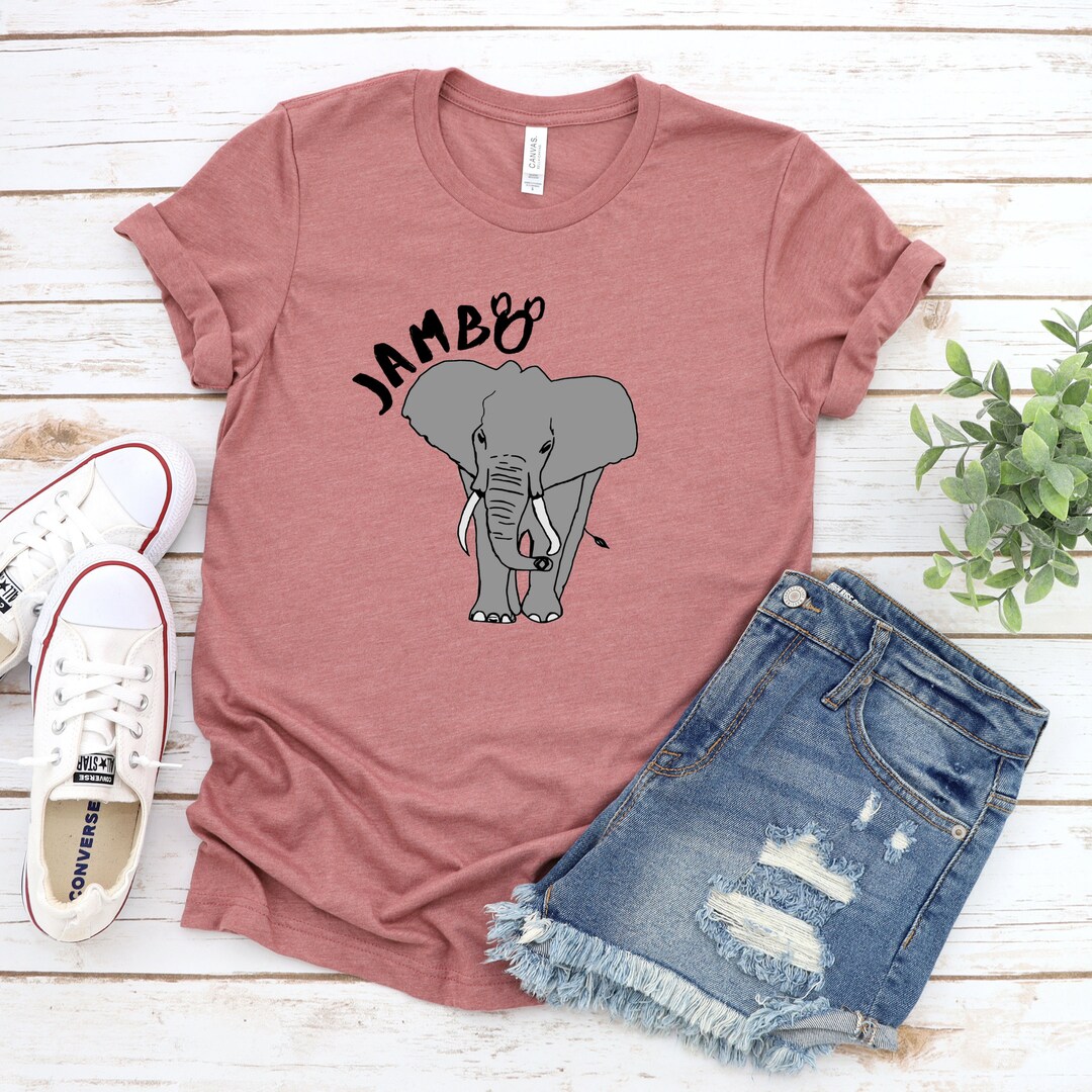 Jambo Elephant T-Shirt - Etsy France