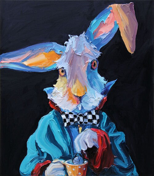 March Hare Giclee Art Print of Original Artwork by - Etsy Australia