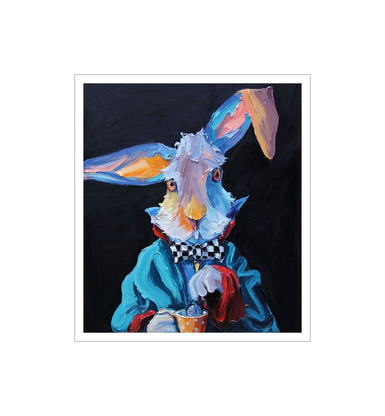 March Hare Giclee Art Print of Original Artwork by - Etsy Australia