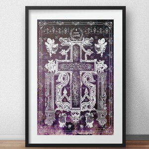 Bohemian Gypsy Cross Poster Roulotte Spirit Religious Gifts to Offer ...