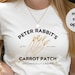 Peter Rabbit Carrot Patch Shirt Easter Shirt Cute Easter T-shirt Happy ...