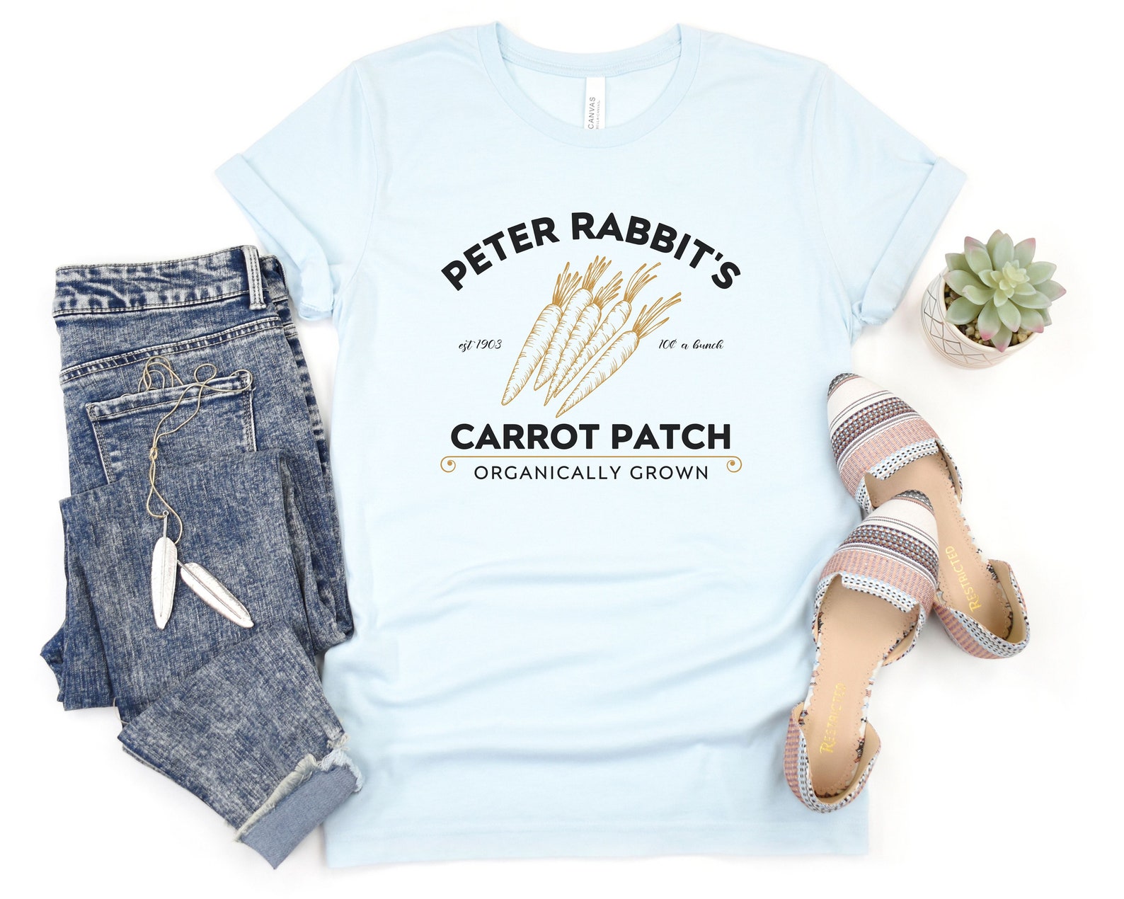 Peter Rabbit Carrot Patch Shirt | Easter Shirt | Cute Easter T-shirt ...