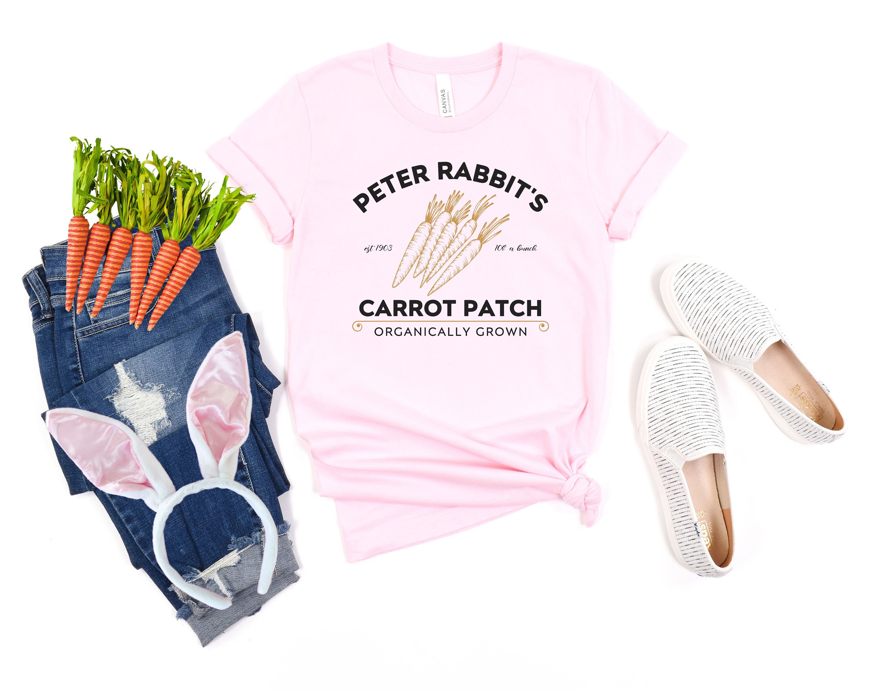 Peter Rabbit Carrot Patch Shirt | Easter Shirt | Cute Easter T-shirt ...