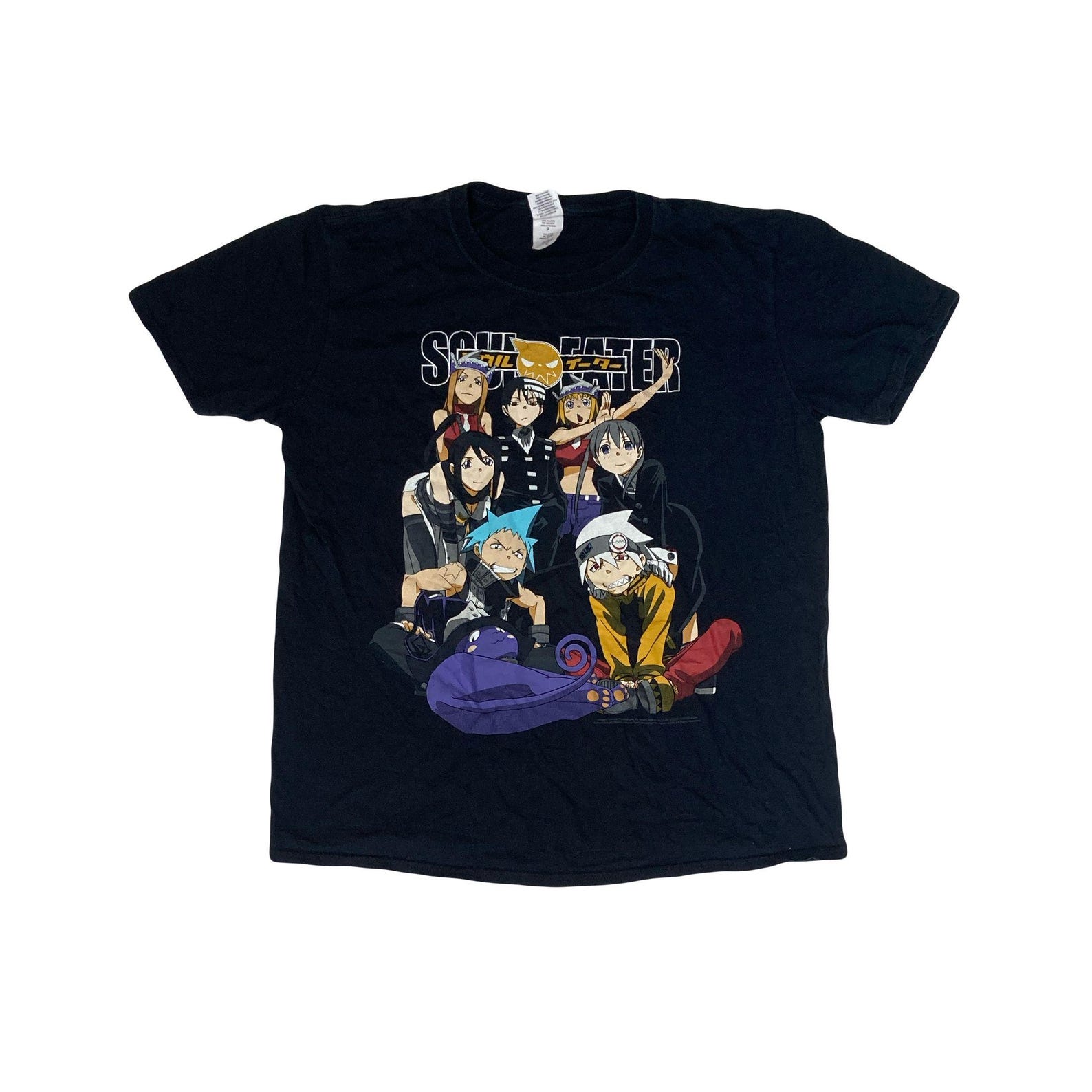 Vintage Y2K Soul Eater Manga Anime Japanese T-shirt Size Large on ...