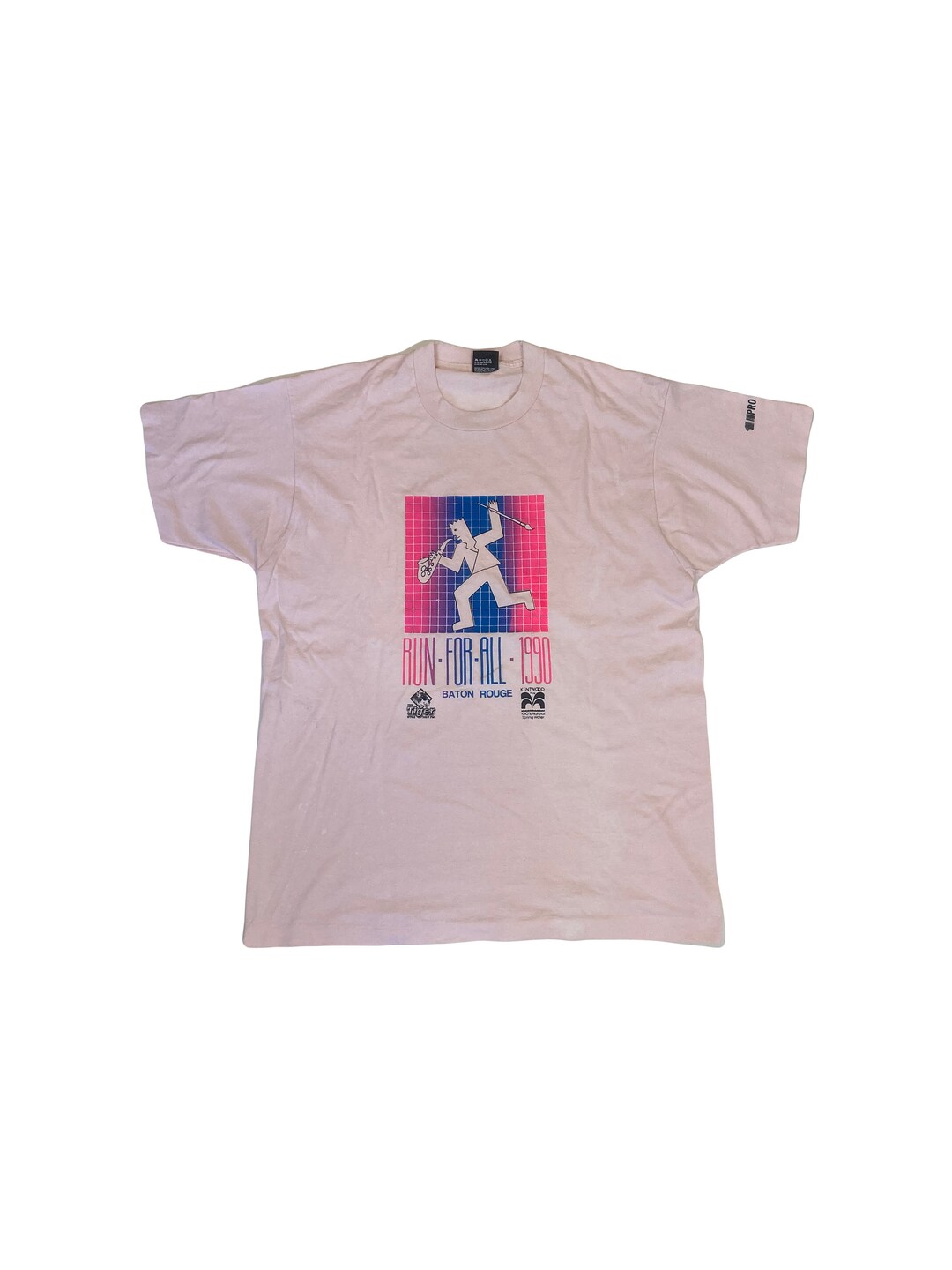 Vintage 90s Light Pastel Pink Run for All Baton Rouge Louisiana USA ...