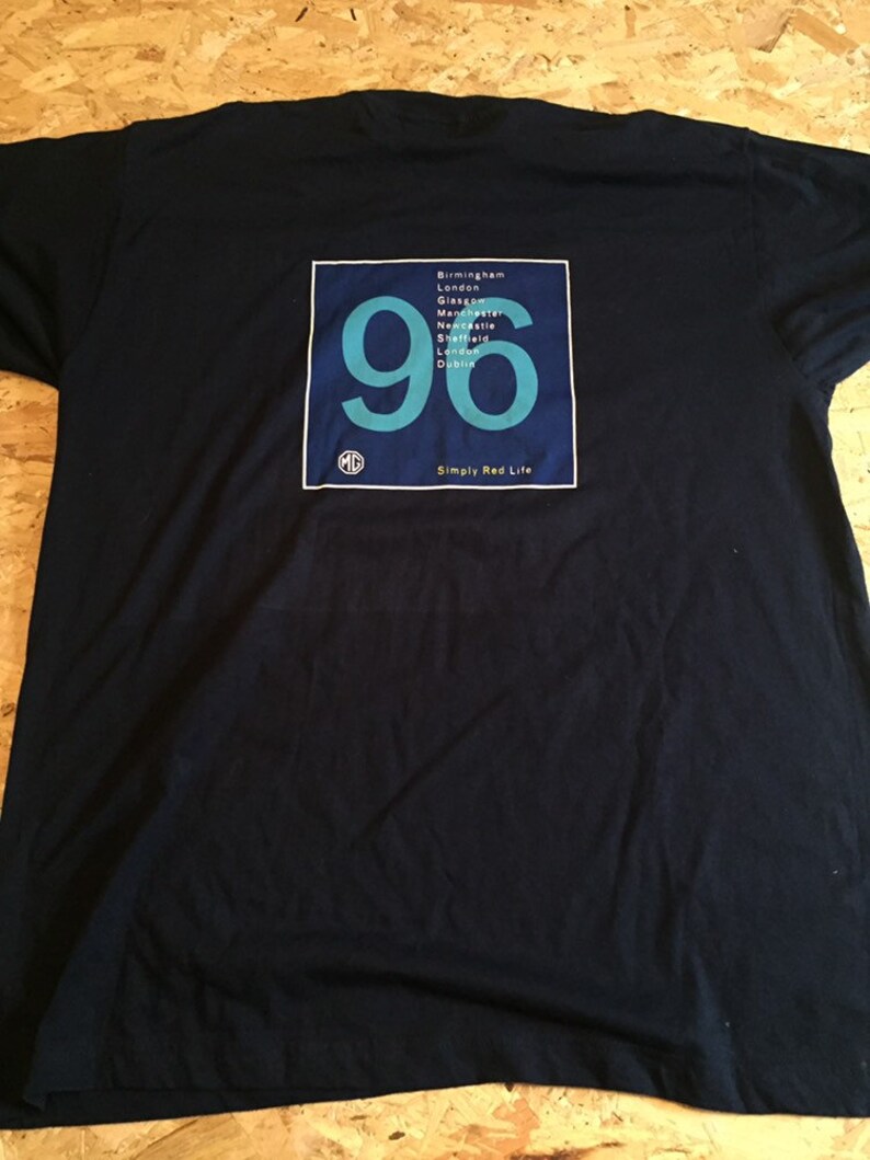 Simply Red Vintage Music Merch 96 Uk Tour T Shirt Size XL - Etsy