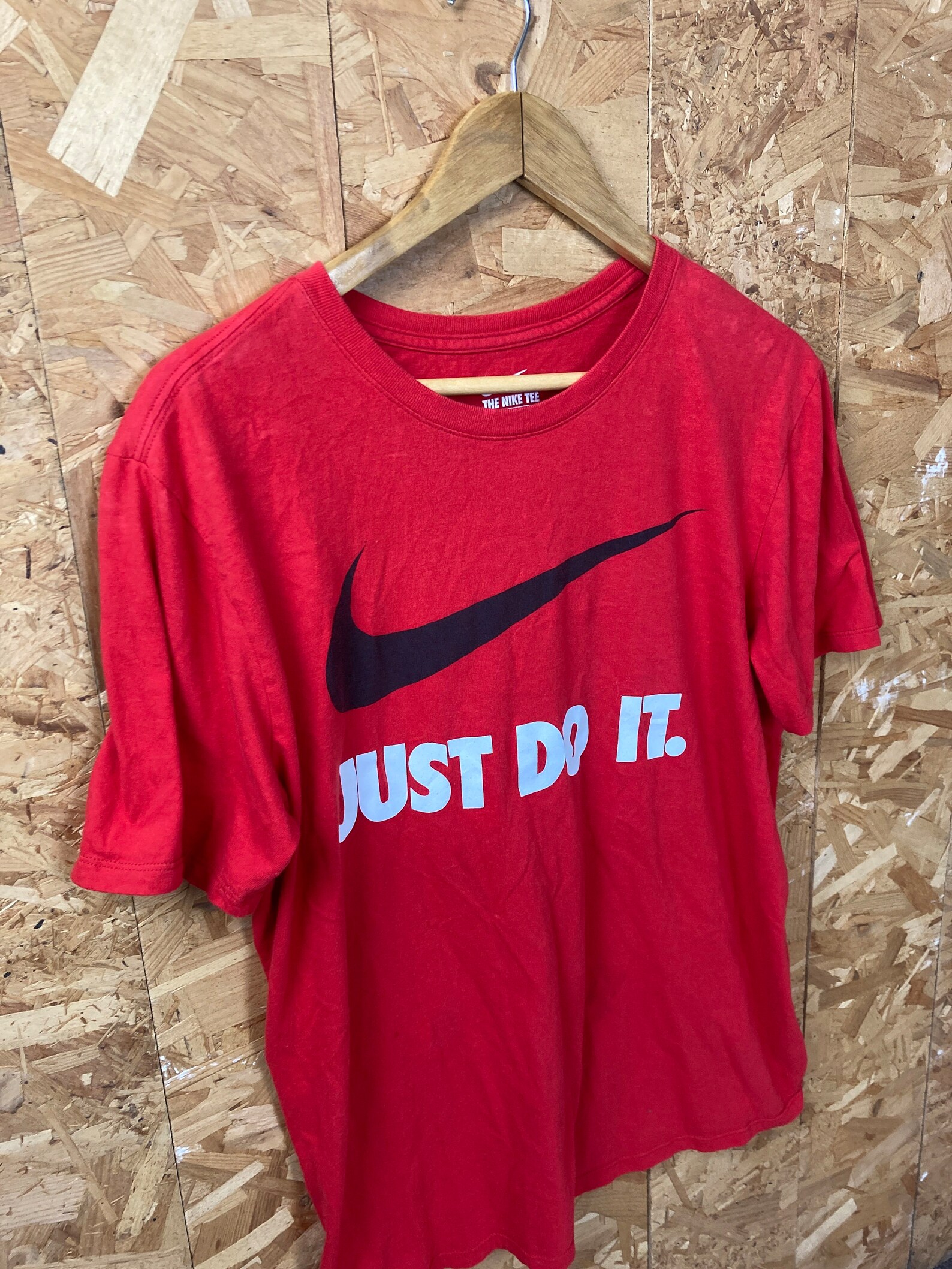 Vintage Y2K Nike Just Do It Red Black T-shirt Size Medium - Etsy
