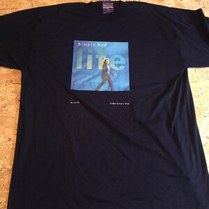 Simply Red Vintage Music Merch 96 Uk Tour T Shirt Size XL - Etsy