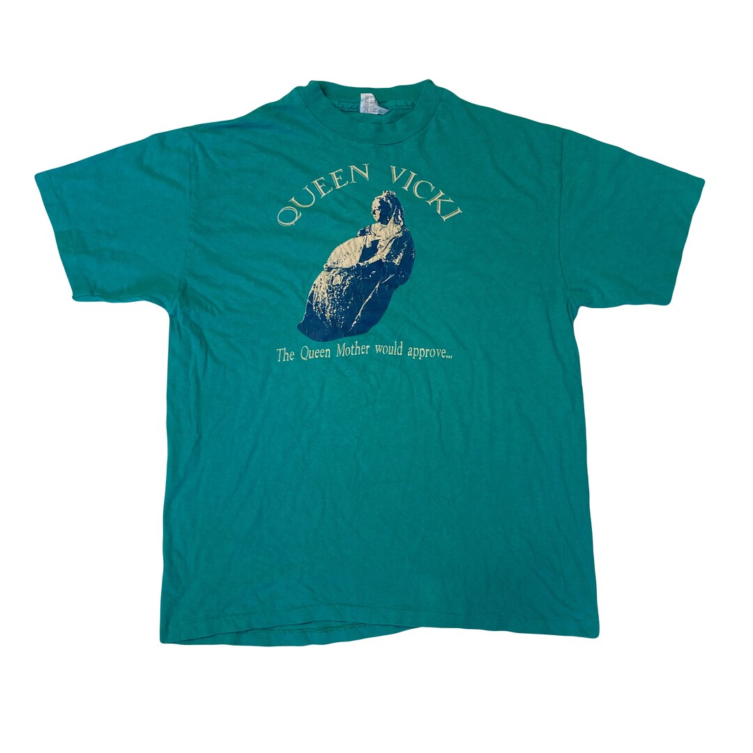 Vintage 80s Green Queen Vicki 89’ Victorias Revenge Dance Fest Souvenir ...