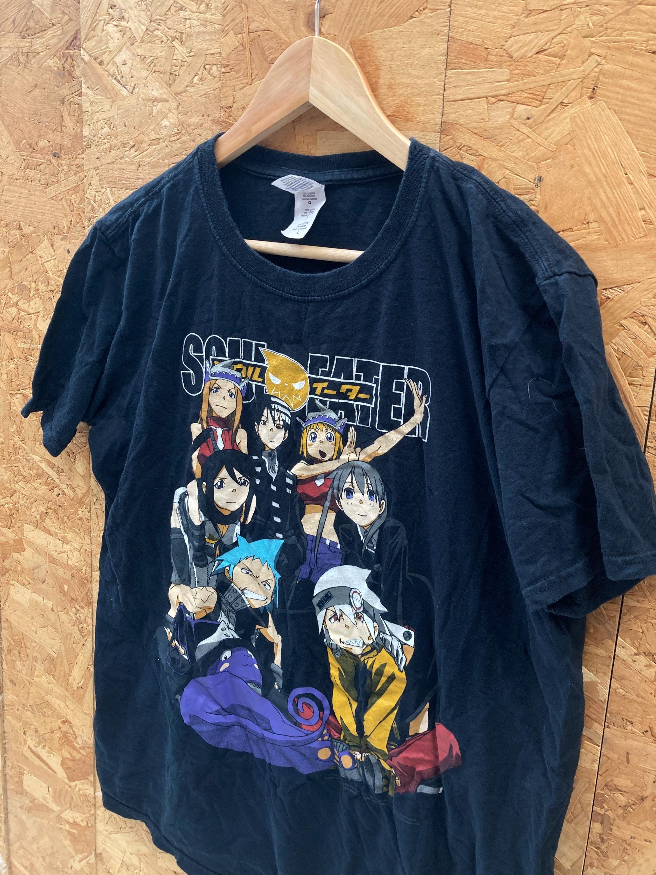 Vintage Y2K Soul Eater Manga Anime Japanese T-shirt Size Large on ...