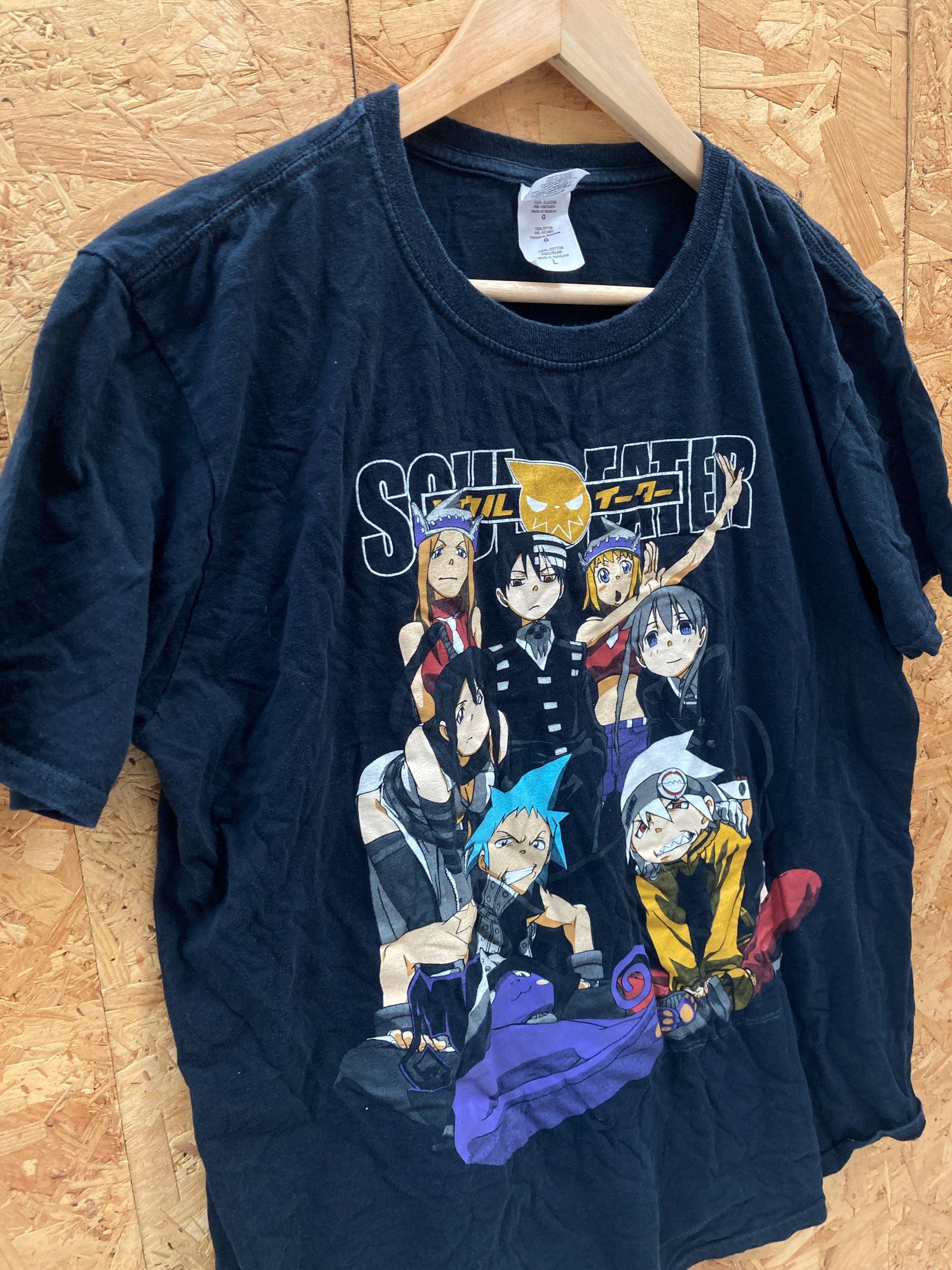 Vintage Y2K Soul Eater Manga Anime Japanese T-shirt Size Large on ...