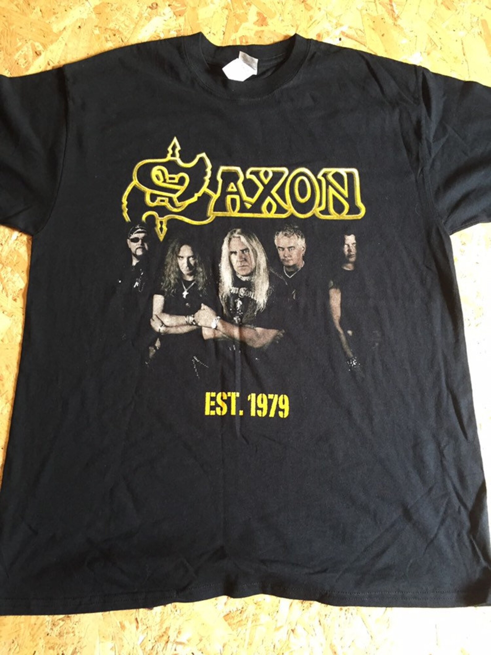Saxon Heavy Metal Band European Tour 2016 T Shirt Size Large - Etsy