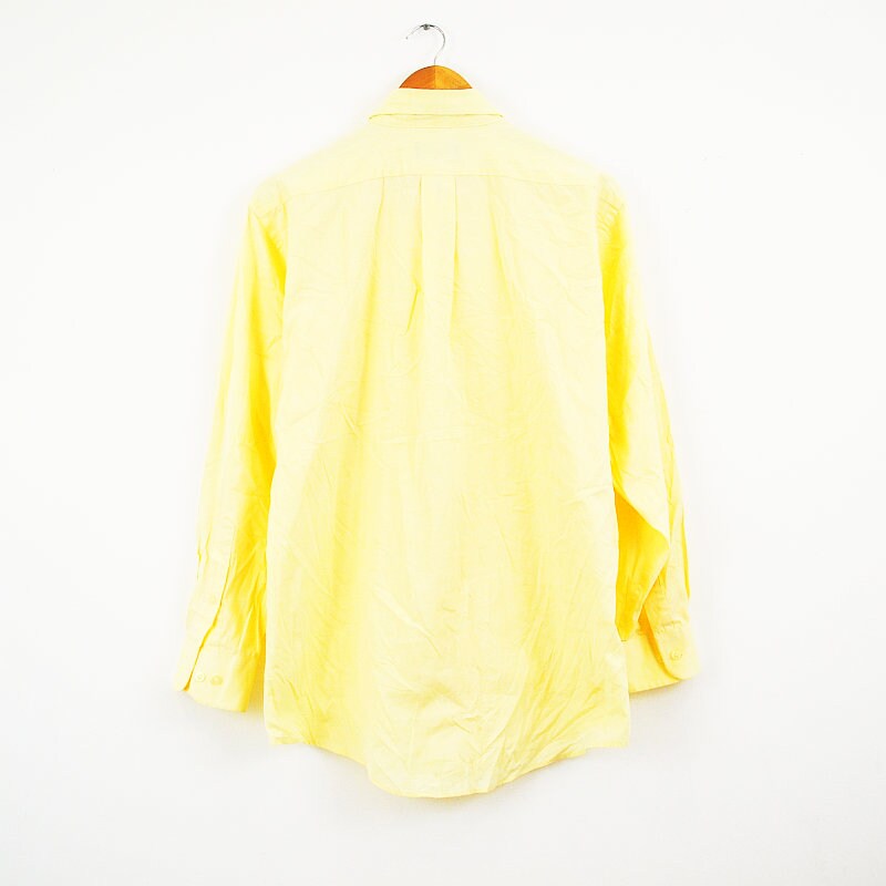 Retro 90s CHAPS by RL Pastel Yellow Shirt - Etsy UK