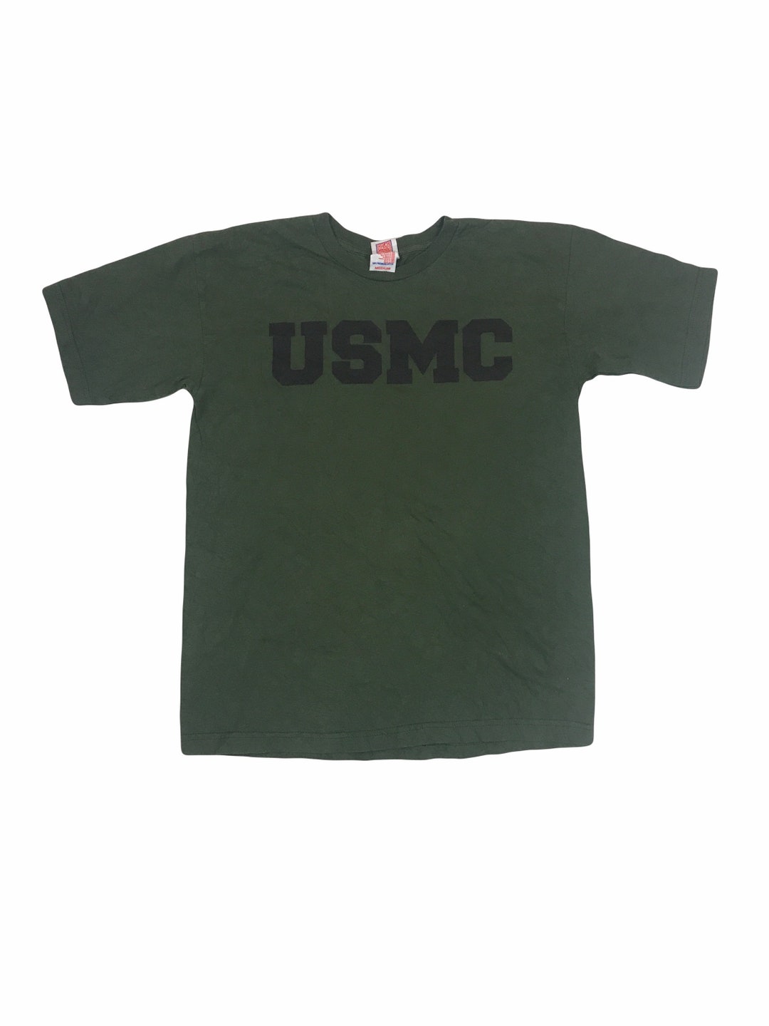 Vintage 90s US Marine Core USMC Dark Green Physical Training T - Etsy
