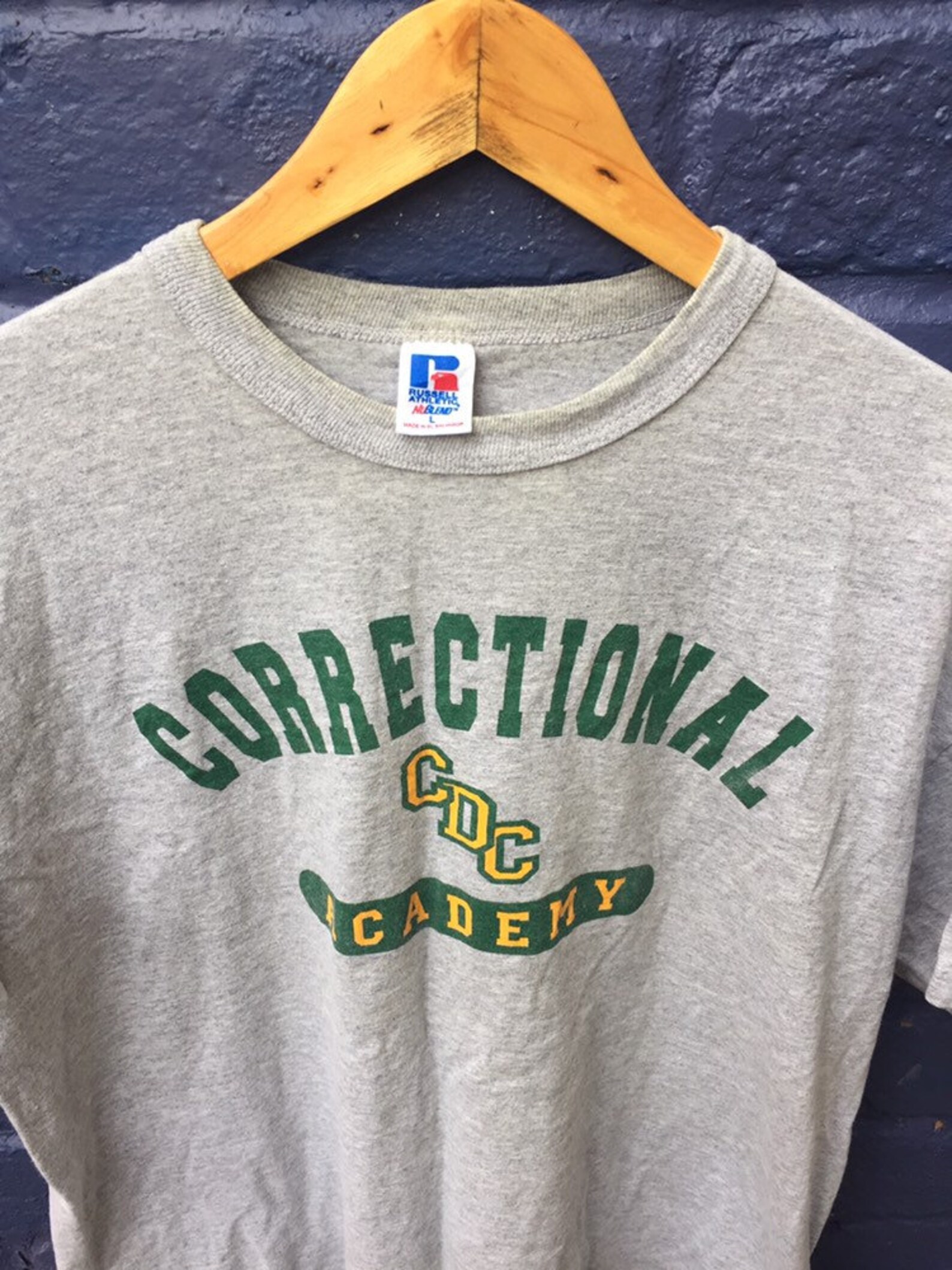 Vintage 90s CDC Correctional Academy USA Prison Bootcamp Souvenir Grey ...