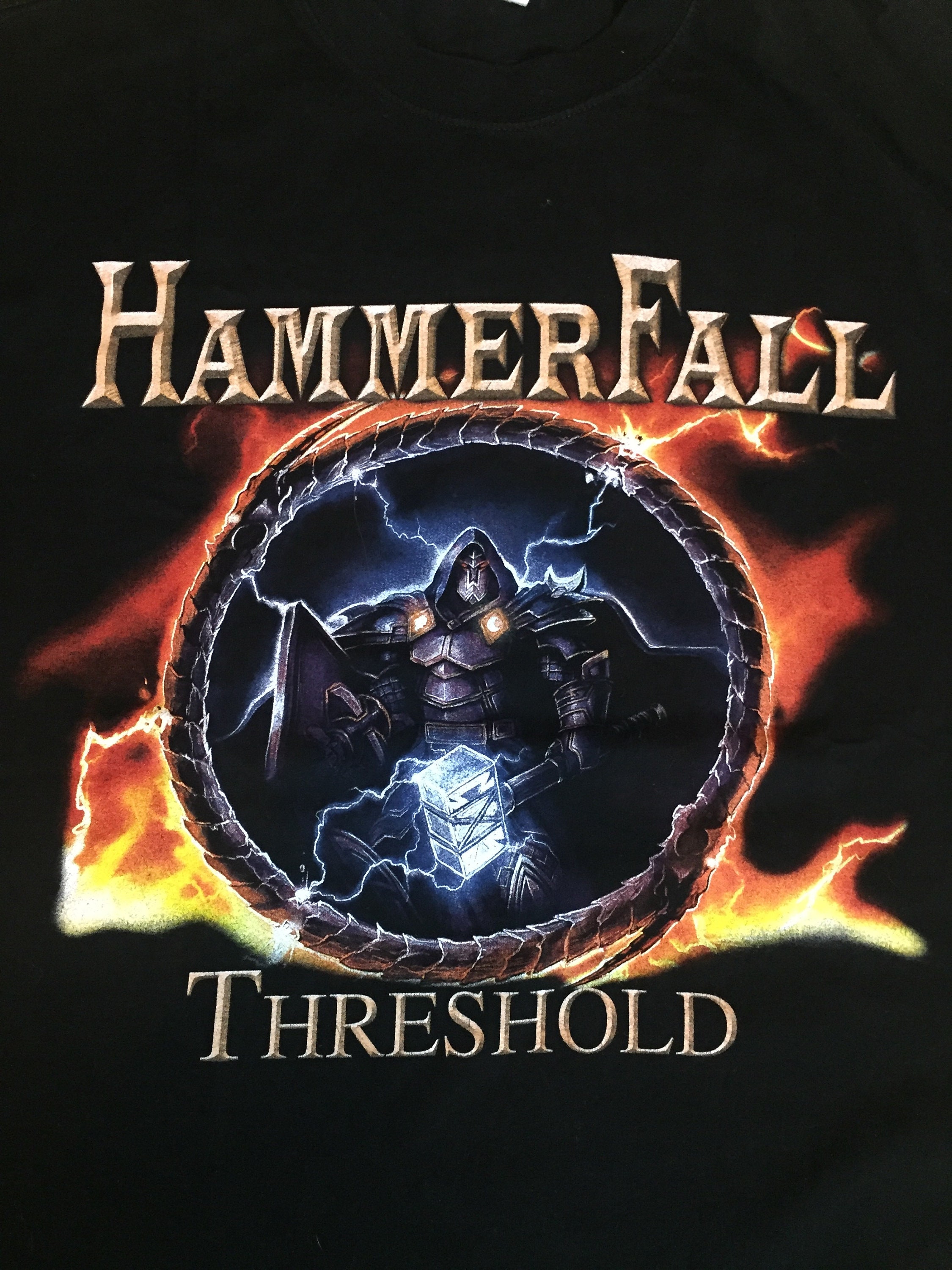 Vintage 00s Hammerfall Threshold Swedish Rock Metal Band T - Etsy UK