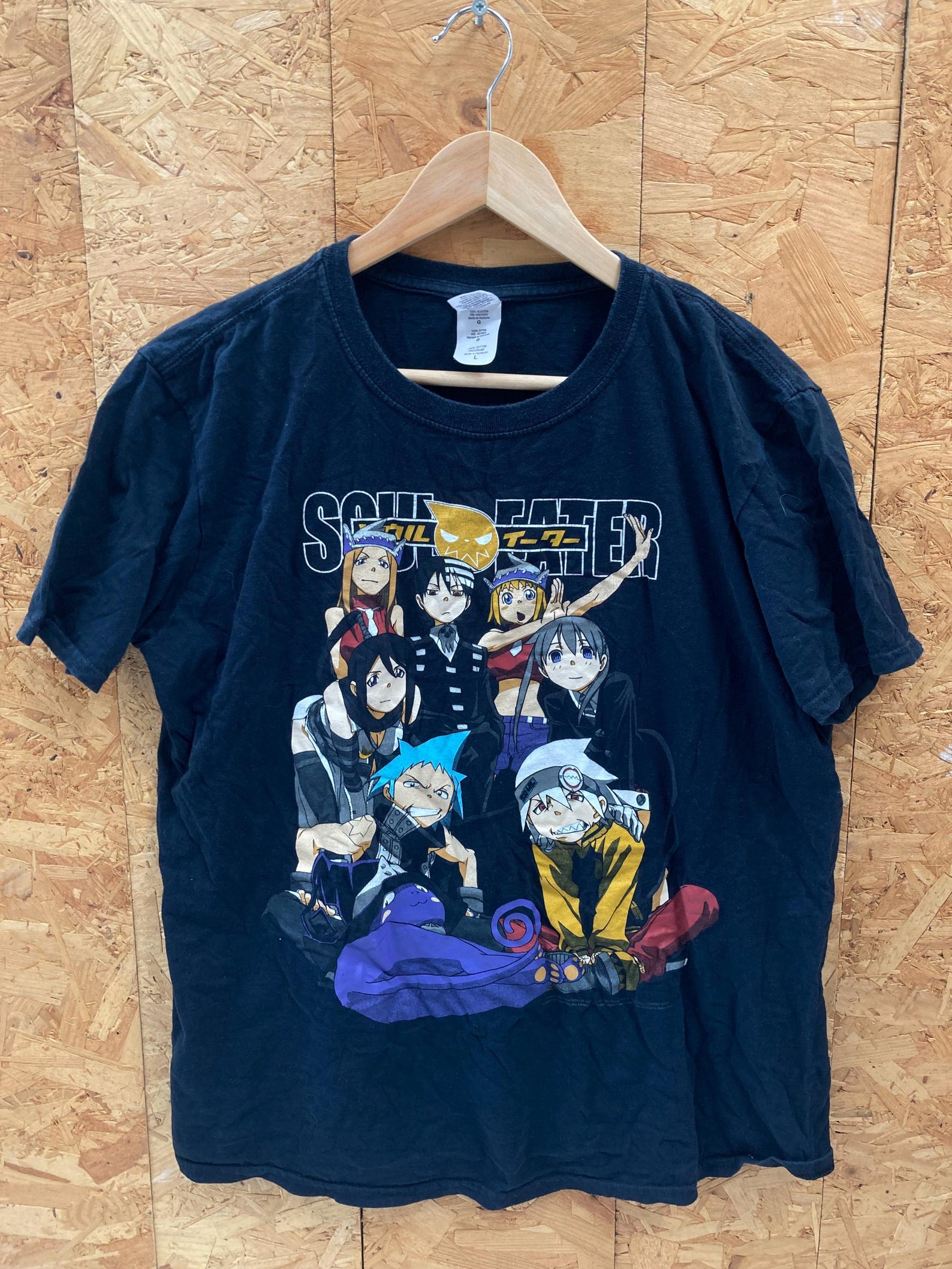 Vintage Y2K Soul Eater Manga Anime Japanese T-shirt Size Large on ...