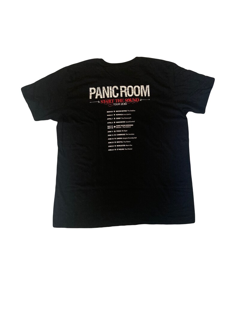 Panic Room Tour 2017 Vtg Music Merch Band T Shirt Rock Punk Size XL - Etsy