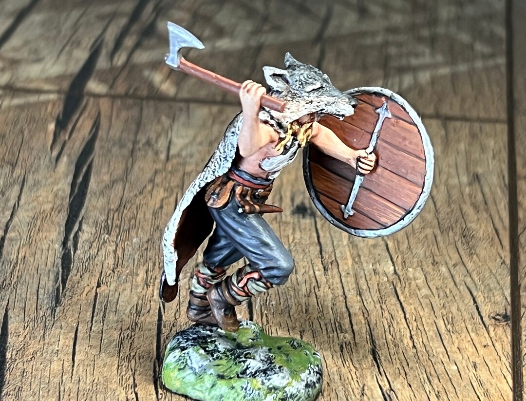 Viking. Resin Figure. Tabletop Miniature. Fully Assembled. Plastic ...