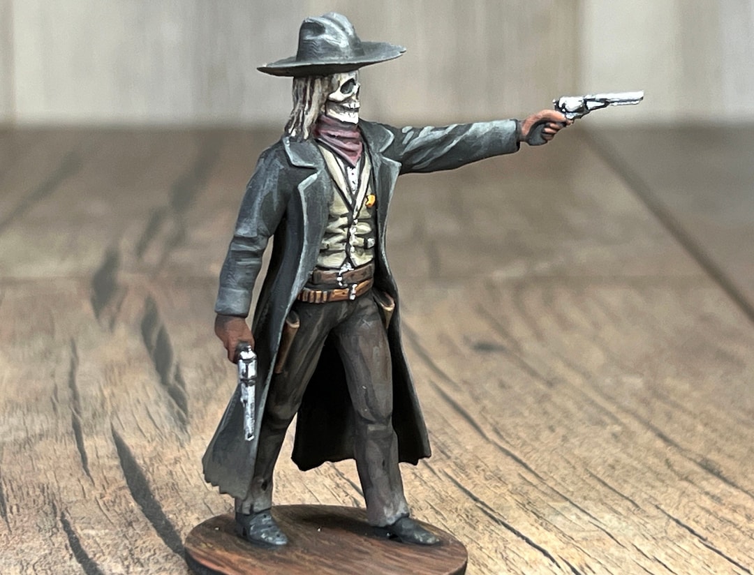 Resin Figures Ghost Sheriff. Wild West. Ghost Cowboy. Tabletop ...