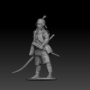 Handcrafted Resin Samurai Figurines: Japanese Warrior Miniatures - Etsy