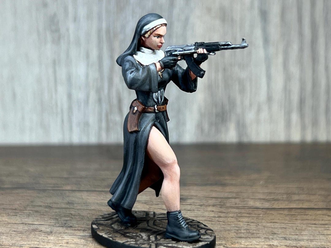 Miniatures for D&D Nun With AK. Macho Women With Guns. Renegade Nuns on ...