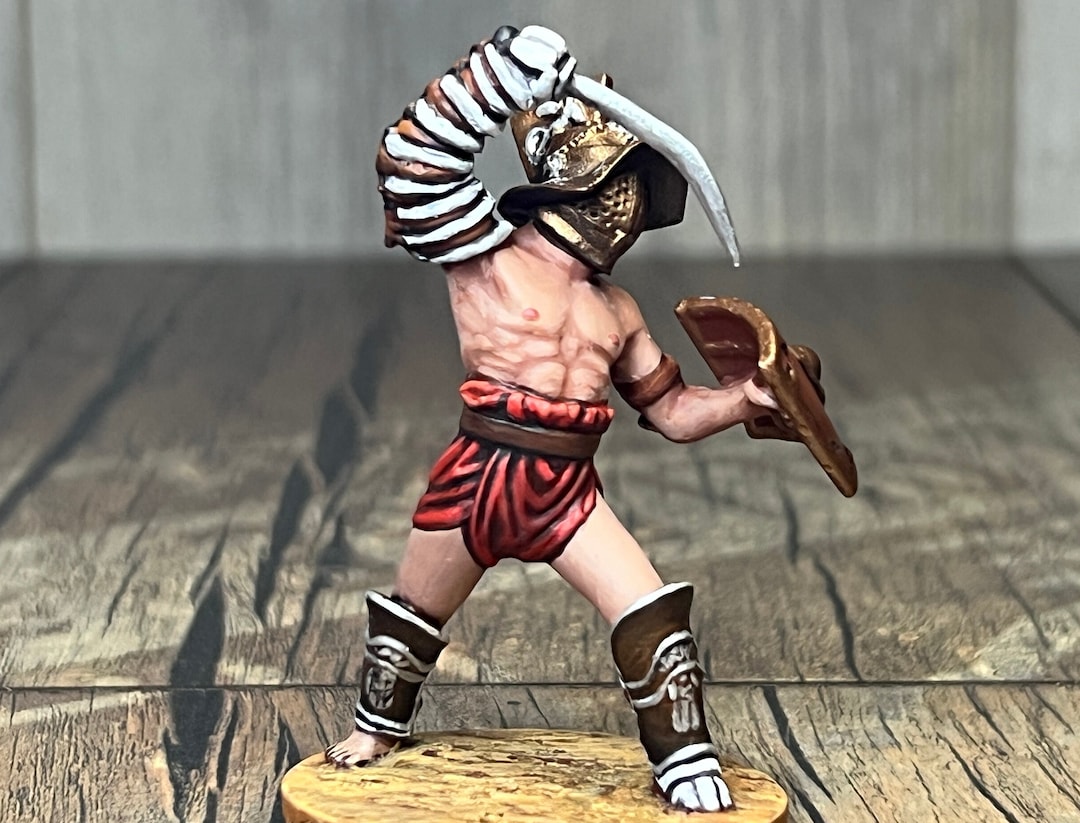 Warrior Art: Handcrafted Gladiator Resin Figurines - Unique Collectible ...