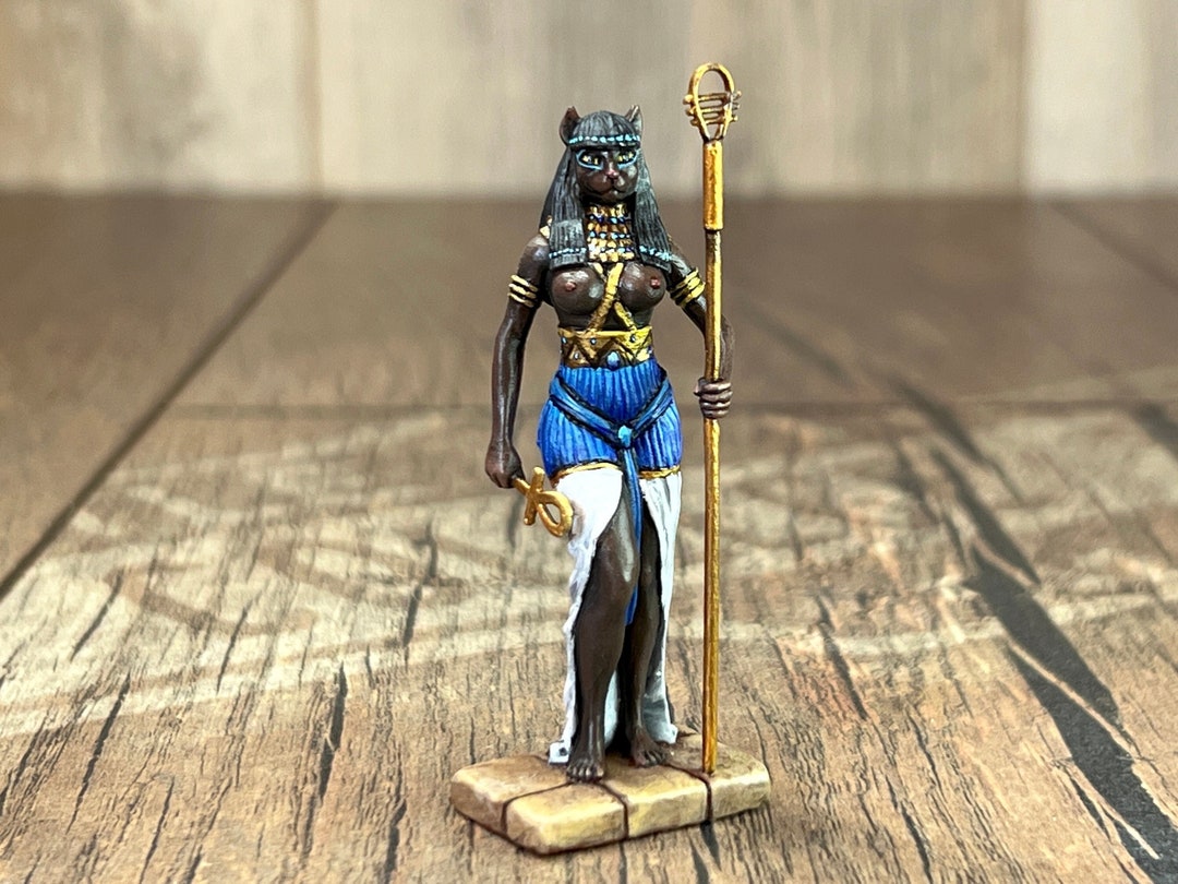 Resin Figures. Tabletop Miniatures Bastet - the Ancient Egyptian ...